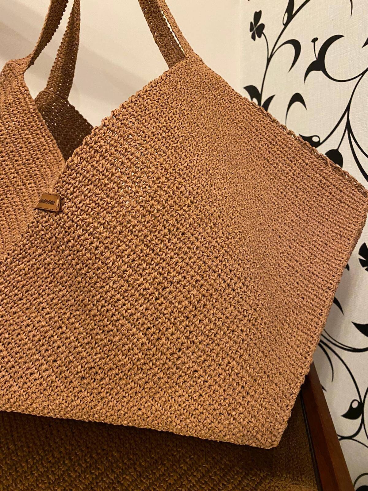 Knitted Handbag, Knitted Handmade Bag for Women, Bag, Handmade ...