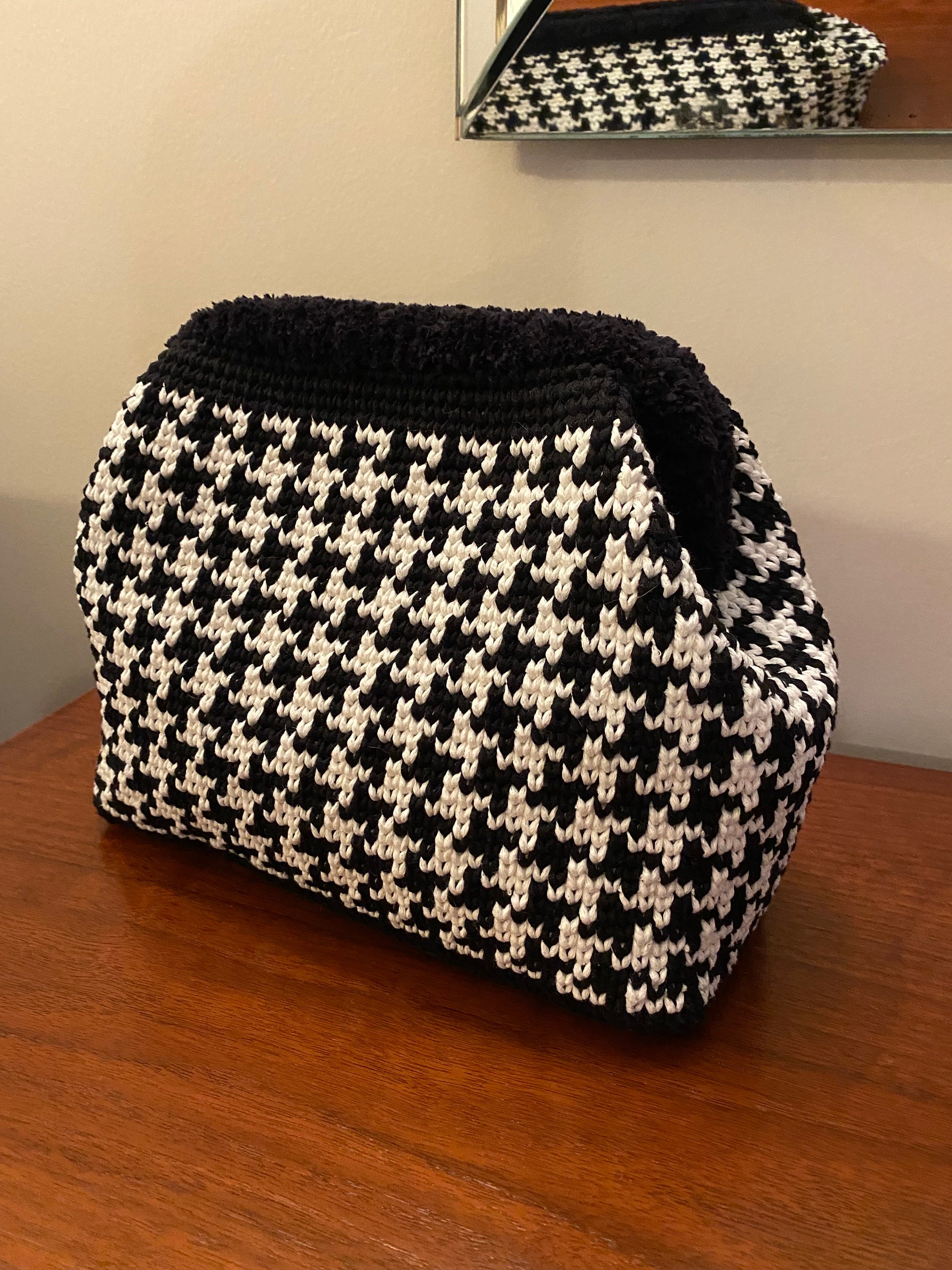 Knitted Clutch, Bag, Knitted Handmade Bags for Women, Small Vintage ...