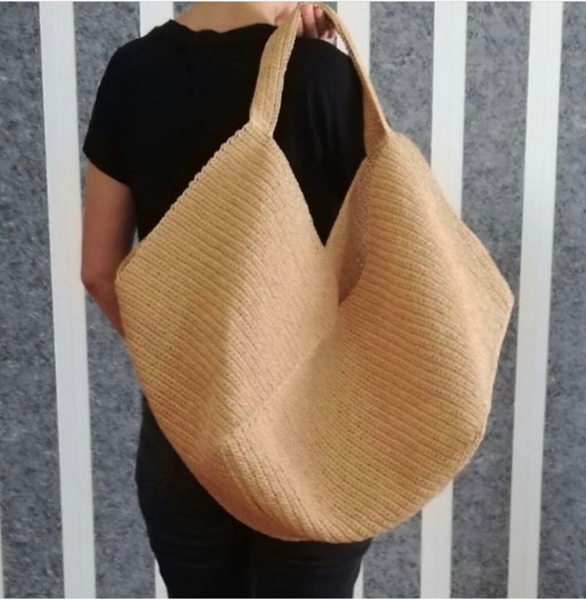 Knitted Handbag, Knitted Handmade Bag for Women, Bag, Handmade ...