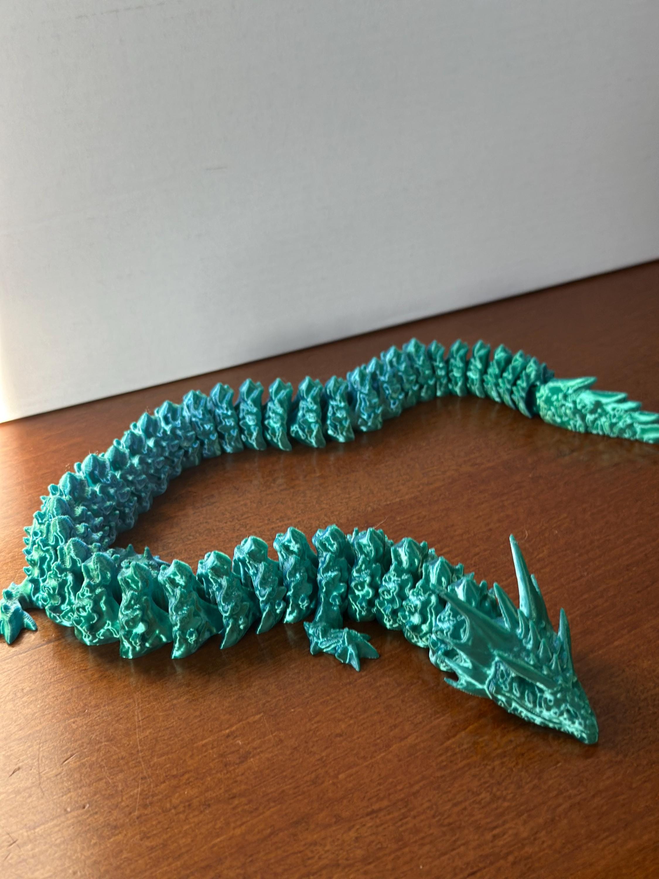 3D Printed Articulating Dragon - Etsy