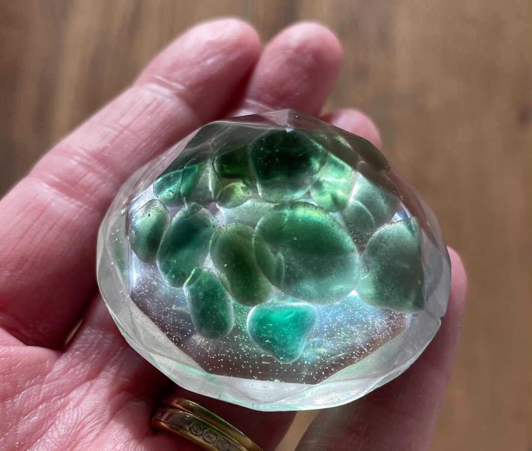 Medium Sized Seaham Sea Glass Paperweight - Etsy
