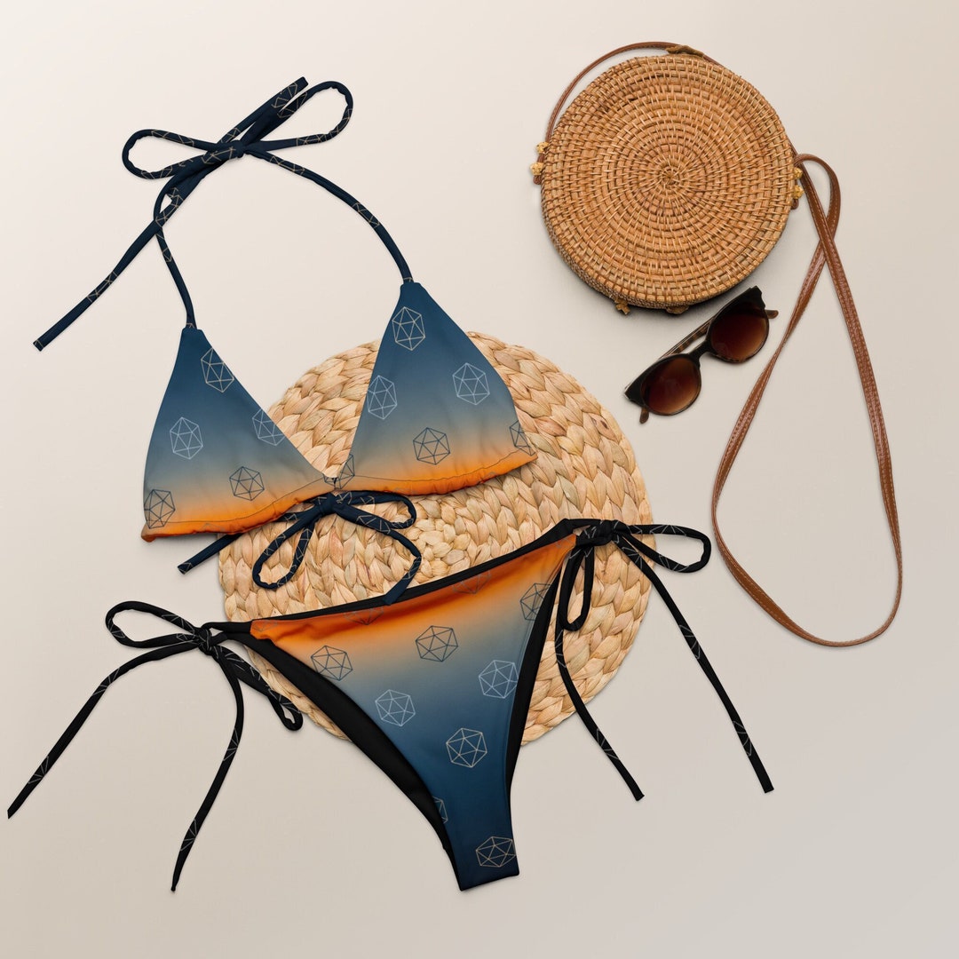 Icosahedron String Bikini Music Album Concert Bikini - Etsy
