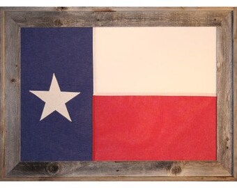 Texas Flag Framed - Etsy