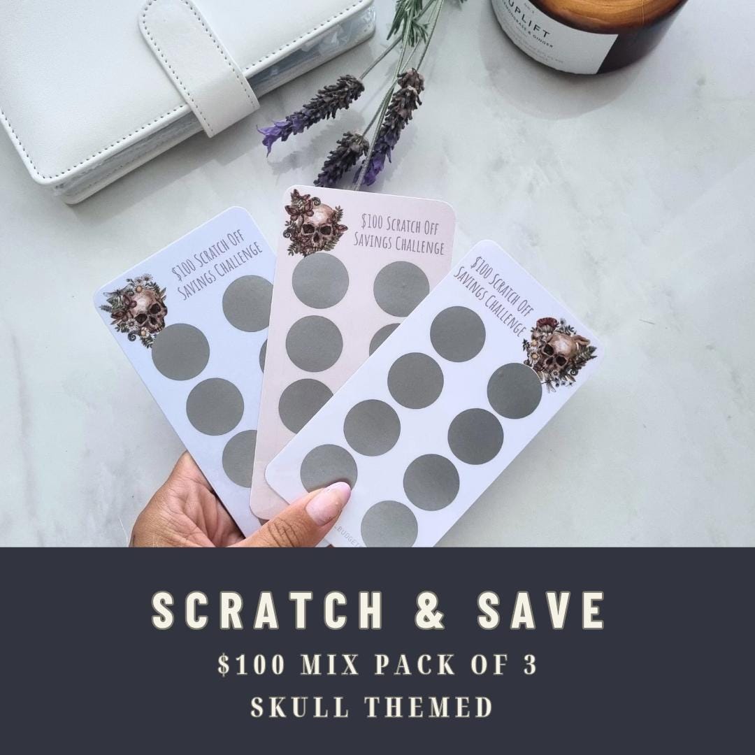 Scratch & Save | 100 Challenge | Scratch off Savings Challenge ...