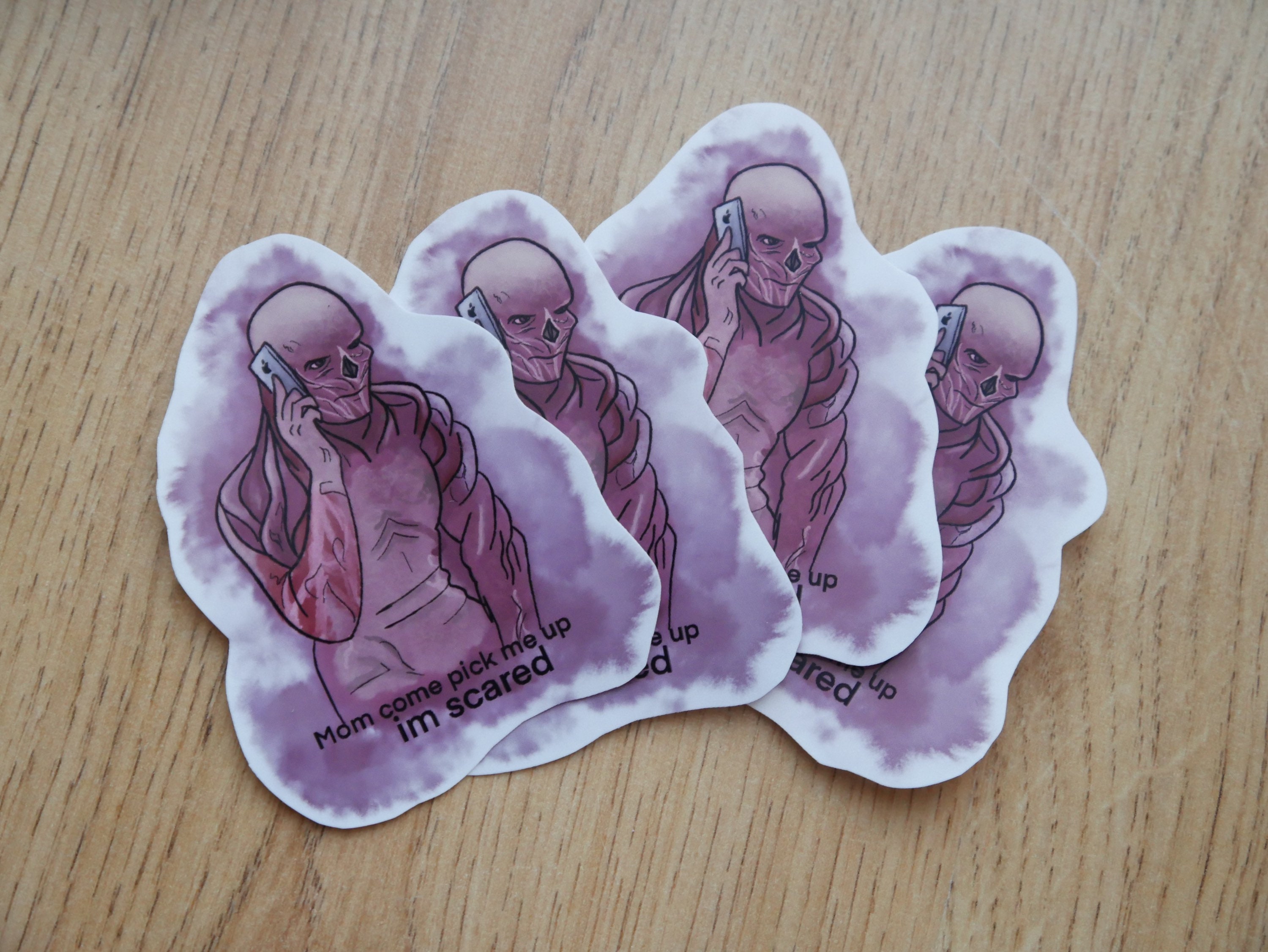 Vecna Meme Stranger Things Inspired Sticker - Etsy Singapore