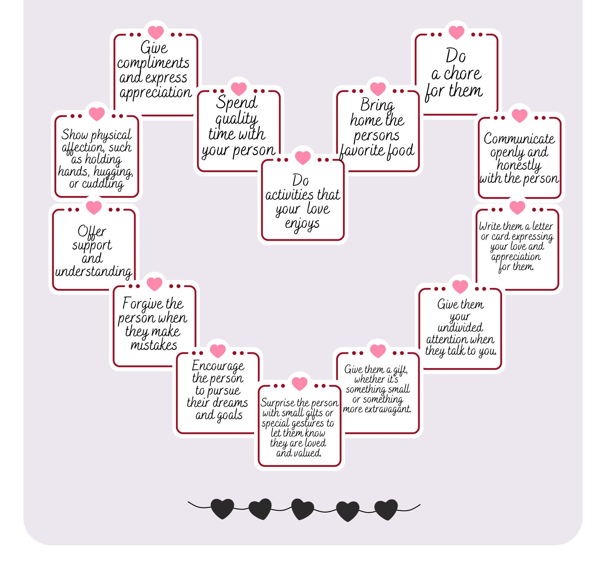 14 Day Love Challenge, Printable Love Challenge, Valentines’s Day ...