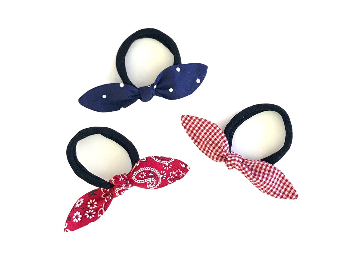 Versatile Mini Knot Hair Bows: Elastic Bands for Toddlers & Adults ...