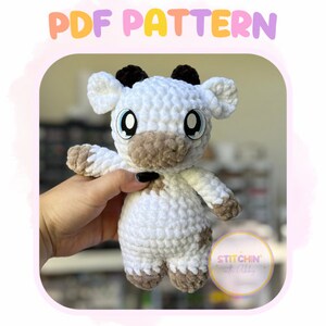 Mini Cow Crochet Pattern | Cow Pattern | Crochet Cow | Low Sew Crochet ...