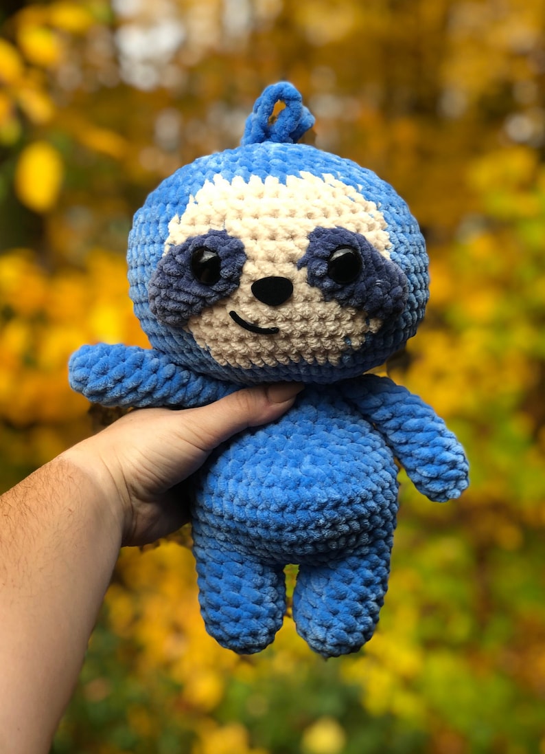 Stevie the Sloth/sloth Crochet Pattern/low Sew Crochet Pattern - Etsy