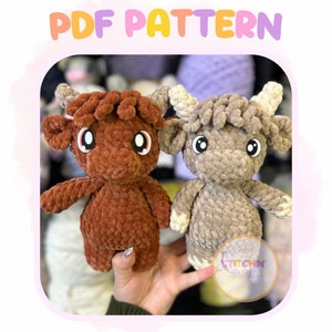 Mini Cow Crochet Pattern | Cow Pattern | Crochet Cow | Low Sew Crochet ...