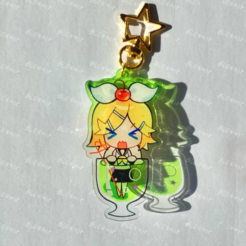 Vocaloid Soda Keychain/charms | Hatsune Miku, Kagamine Rin, Kagamine ...