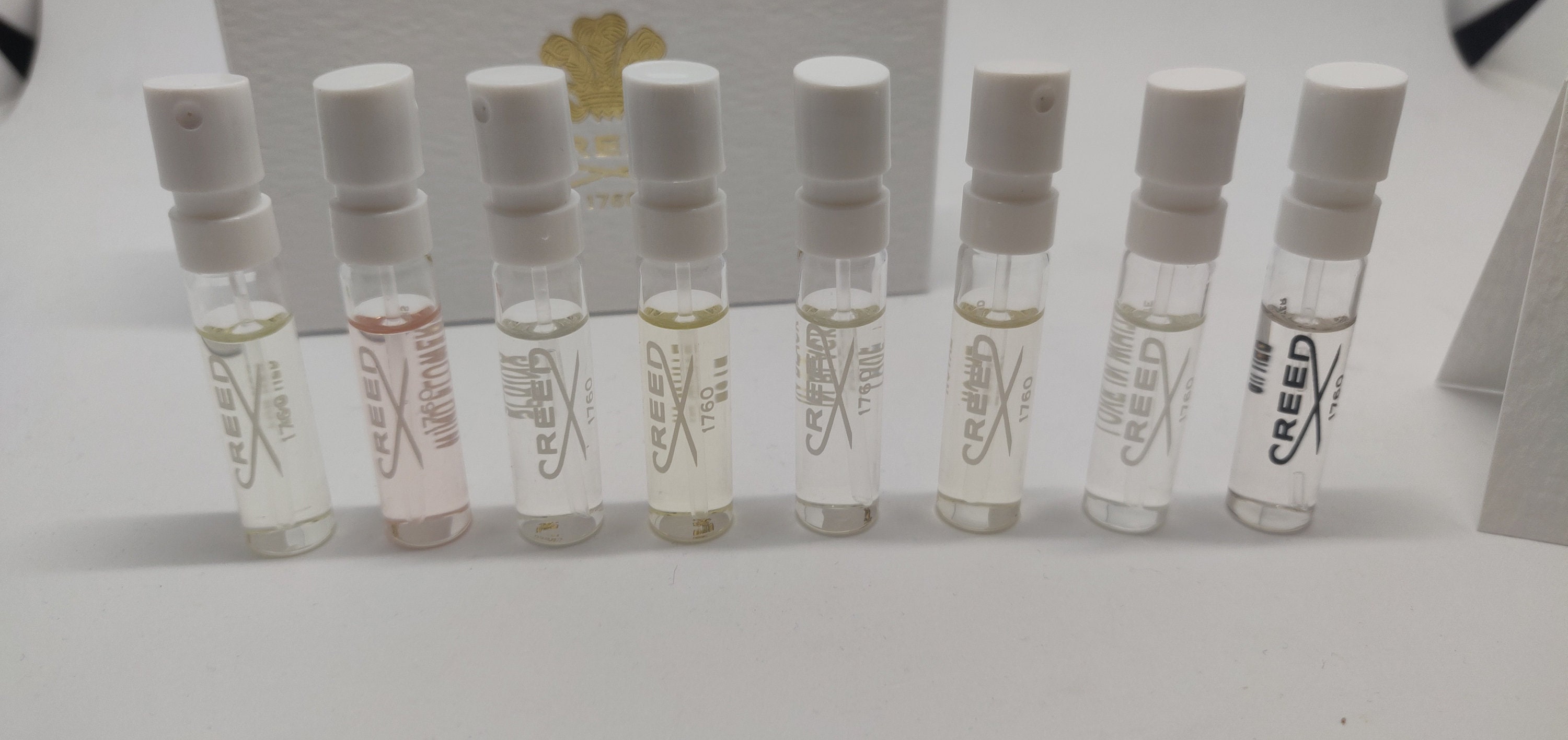 Luxury Creed Leather Sample Set Wallet 8x1.7ml. - Etsy