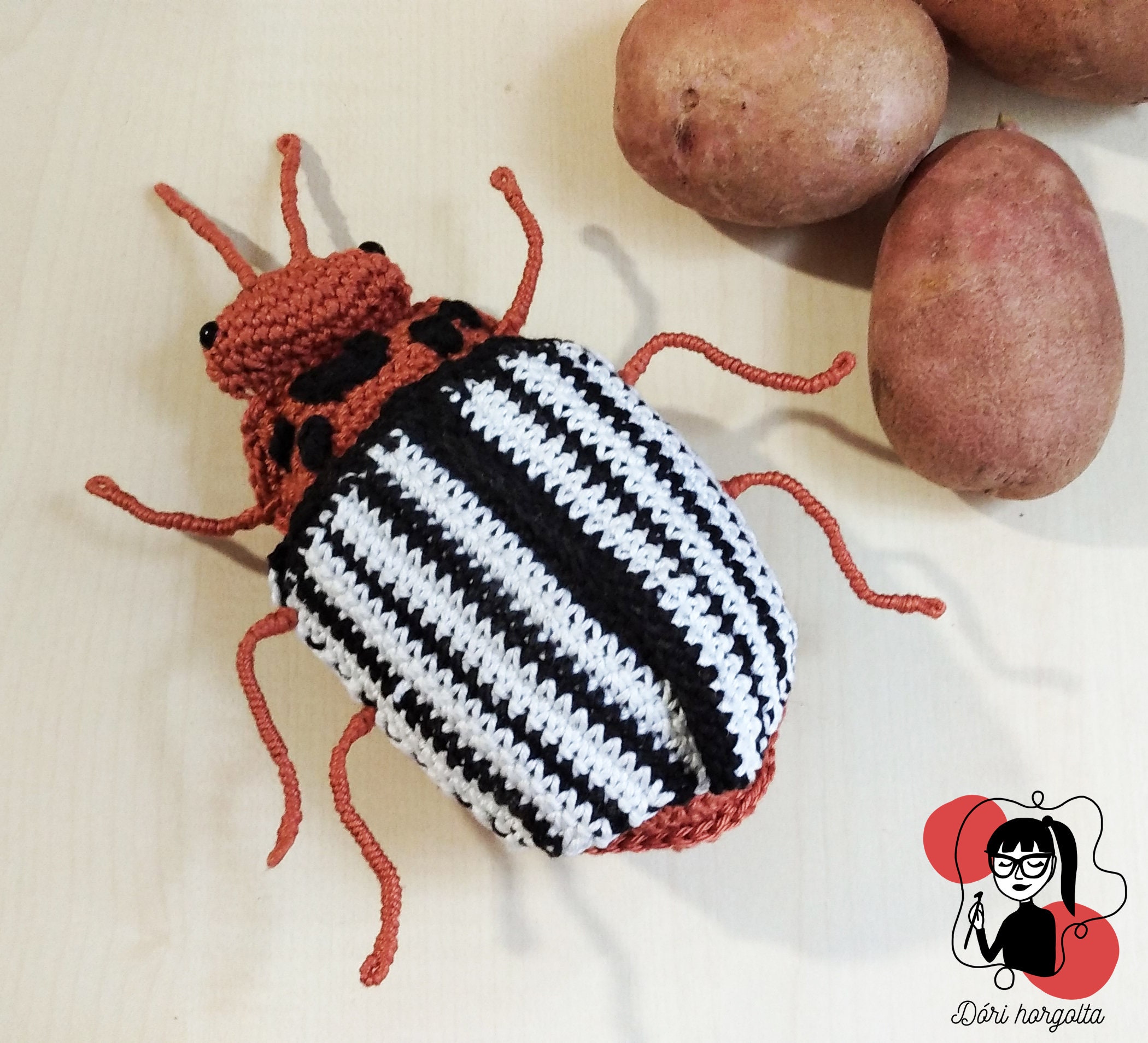 Potato Beetle Crochet Pattern - Etsy