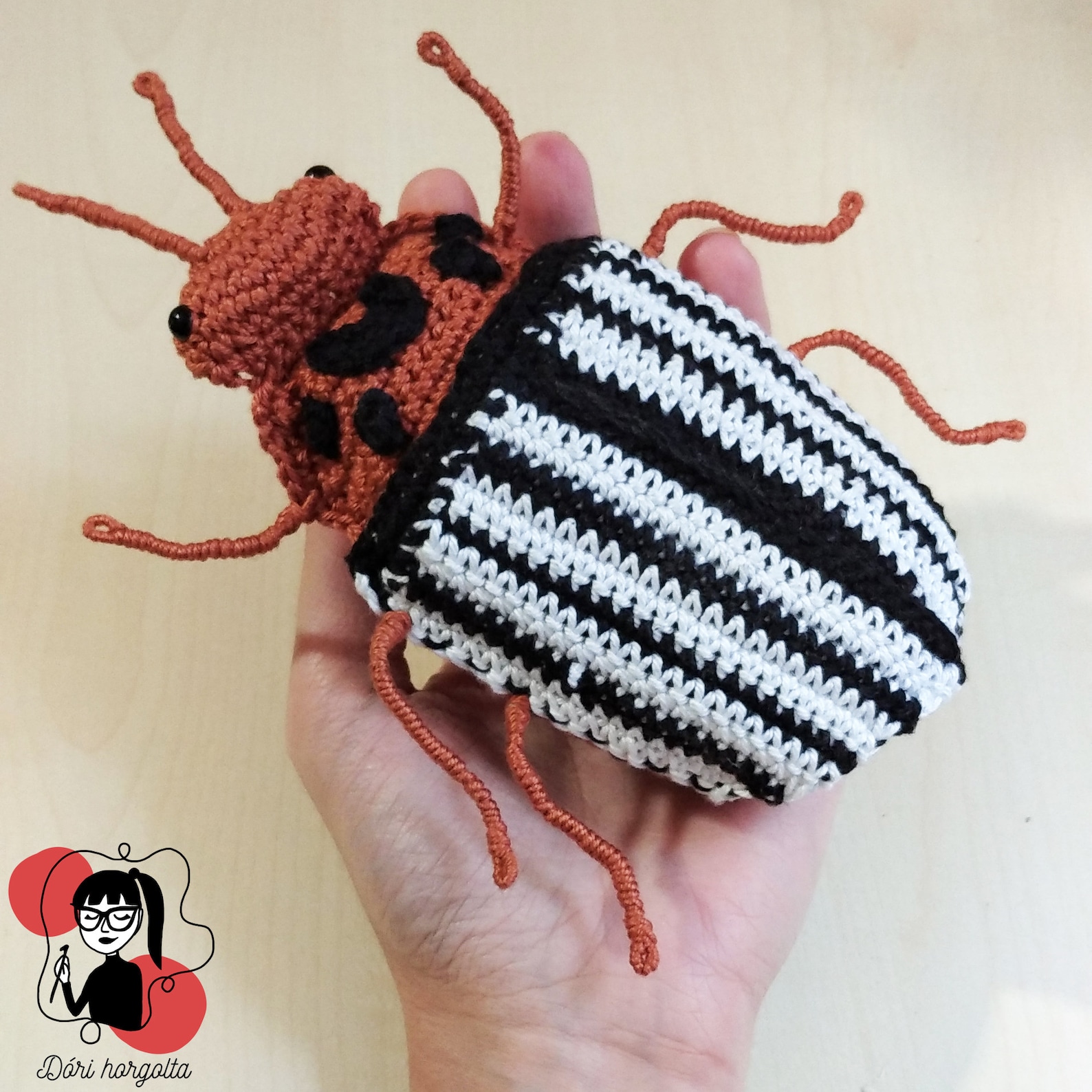 Potato Beetle Crochet Pattern - Etsy