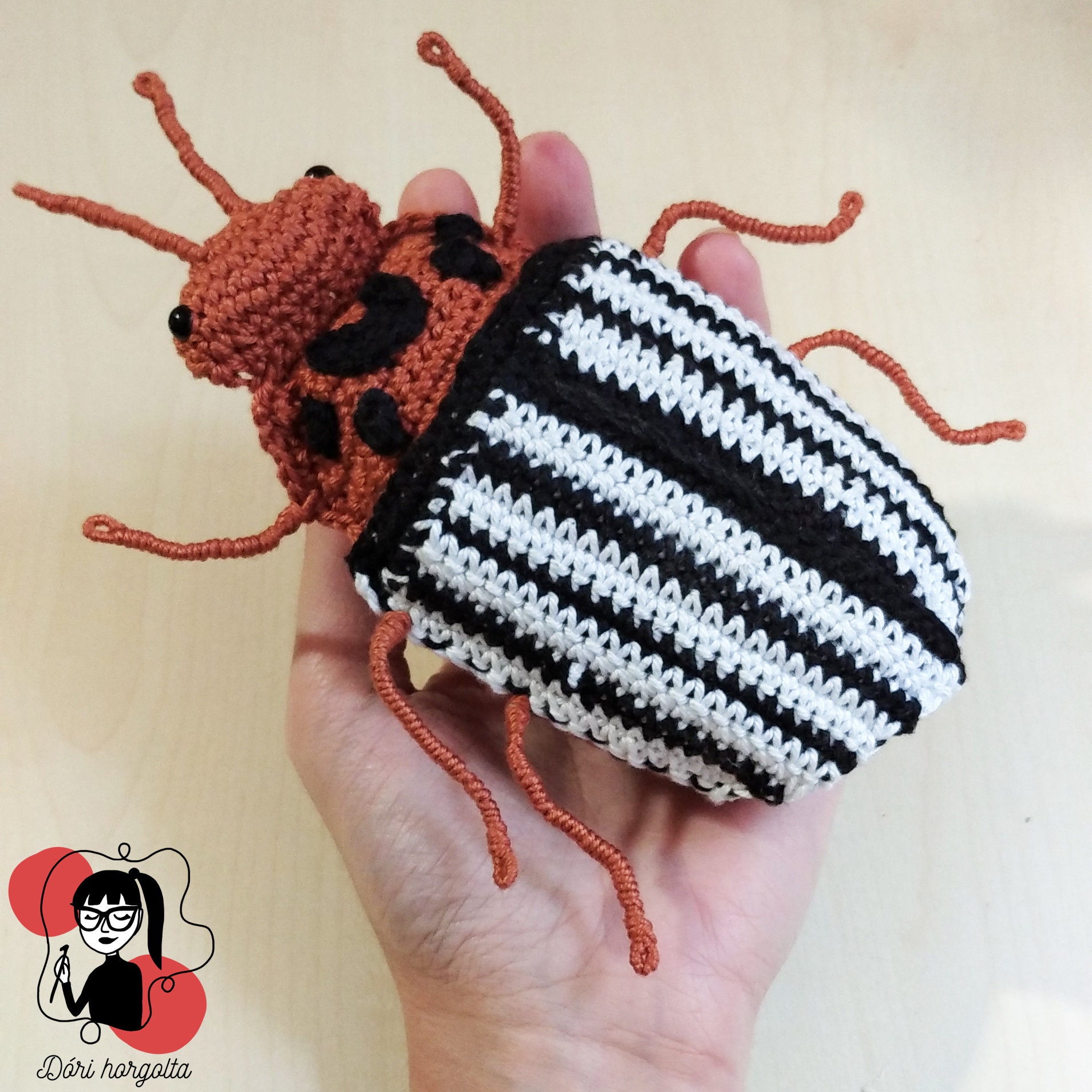 Potato Beetle Crochet Pattern - Etsy