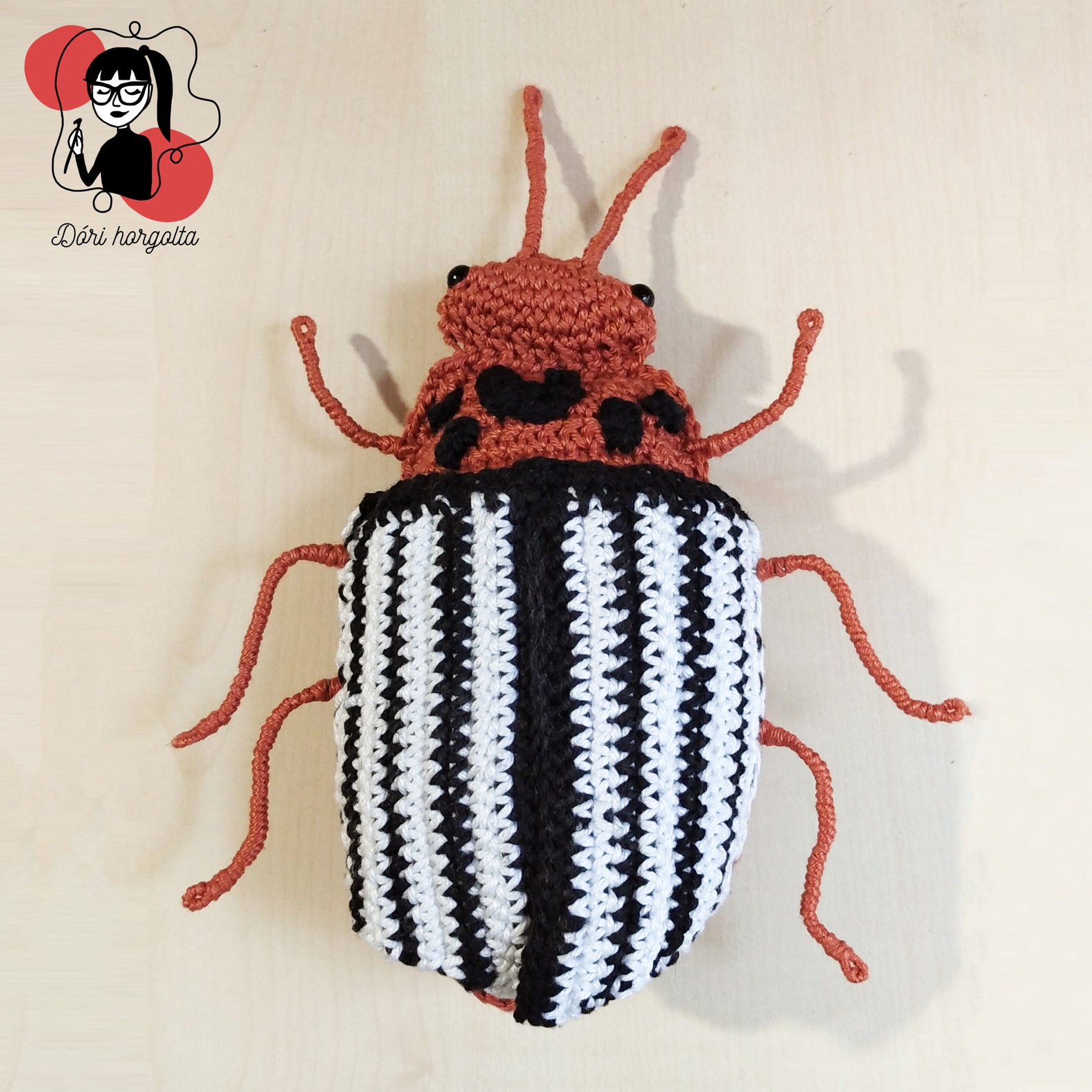 Potato Beetle Crochet Pattern - Etsy