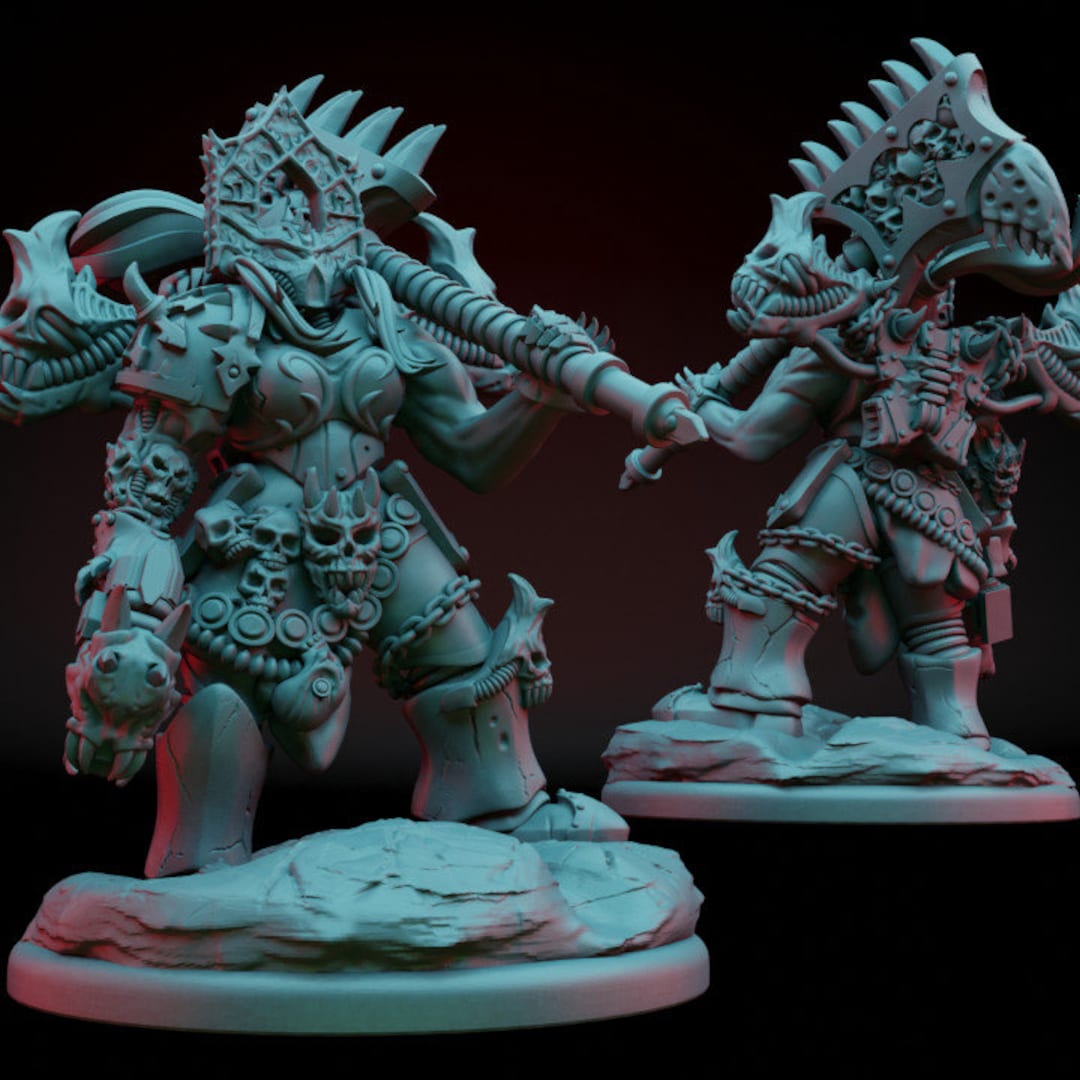 Khyra the Destroyer Compatible as Chaos Space Marines Kharn - Etsy UK