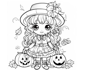 Fall Harvest Pumpkins Coloring Pages | Autumn Coloring Sheets | 10 ...