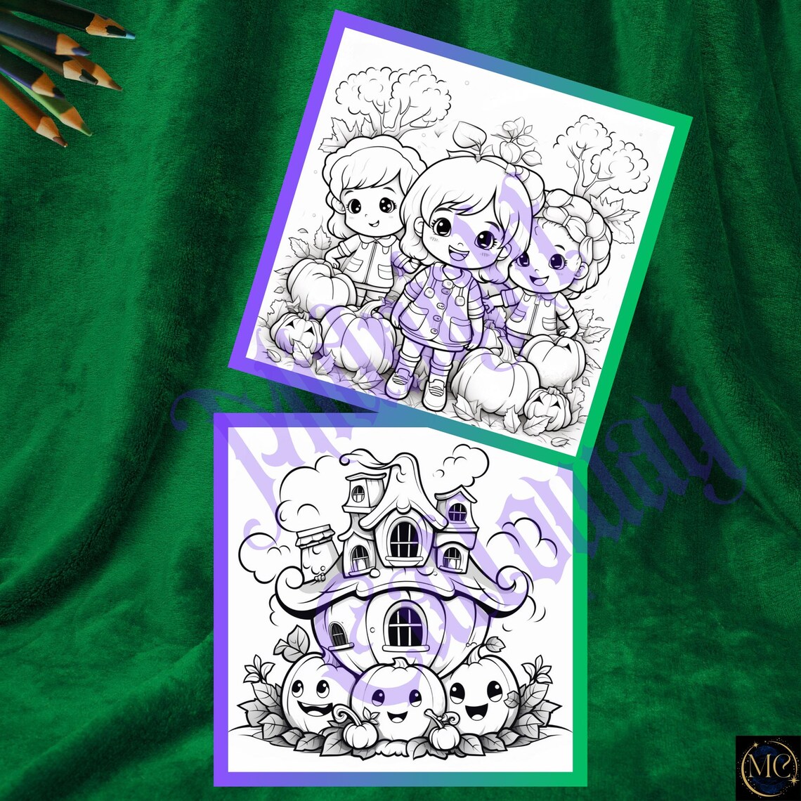 Fall Harvest Pumpkins Coloring Pages | Autumn Coloring Sheets | 10 ...