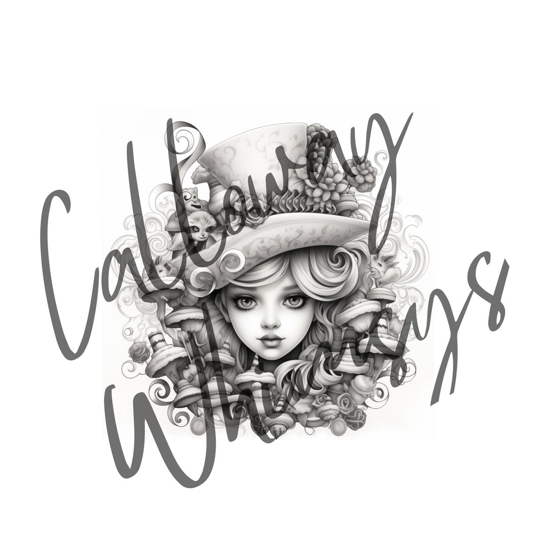 Gothic Candy Princess Coloring Pages – 10 Whimsical Girl Fantasy Sheets ...