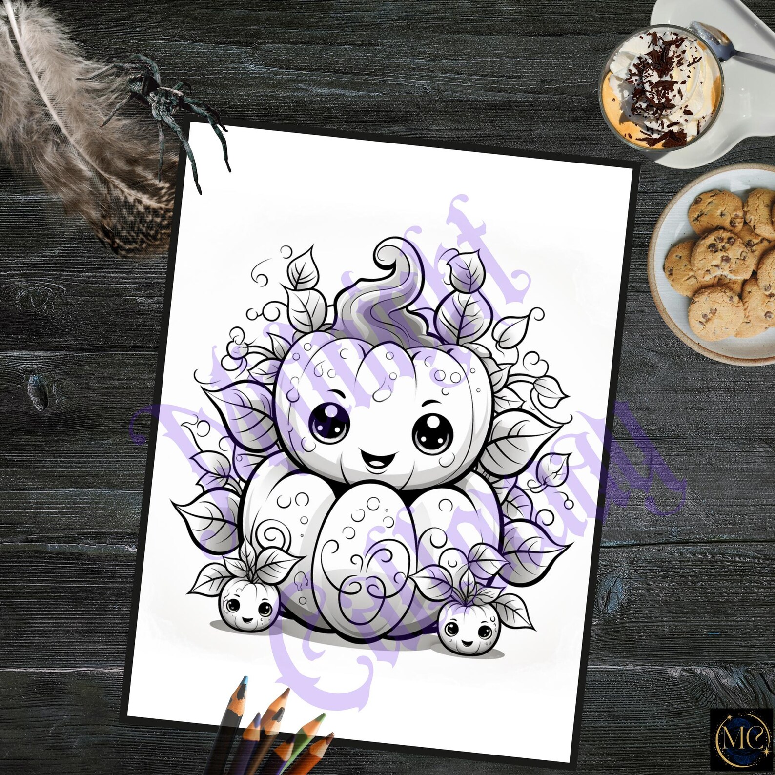 Fall Harvest Pumpkins Coloring Pages | Autumn Coloring Sheets | 10 ...
