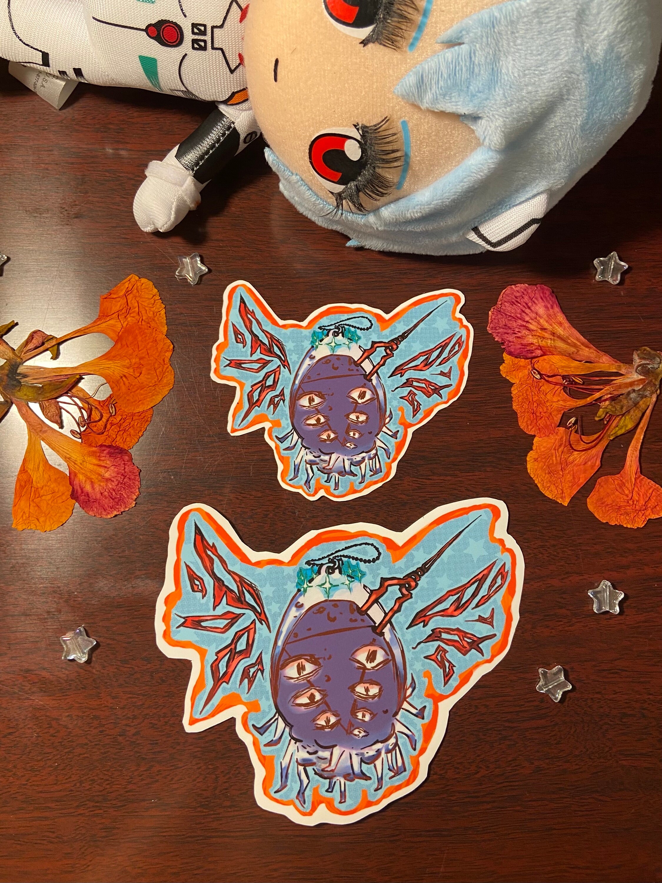 Evangelion Lilith Friend Sticker, EVA, Nerv, Biblically Accurate Angel ...