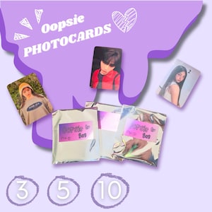 K-pop Photocard Oopsie Bag | Fanmade | Kpop - Etsy