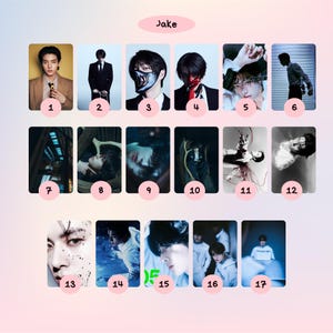 Enhypen [DESIRE_UNLEASH] Concept Photocards - Etsy