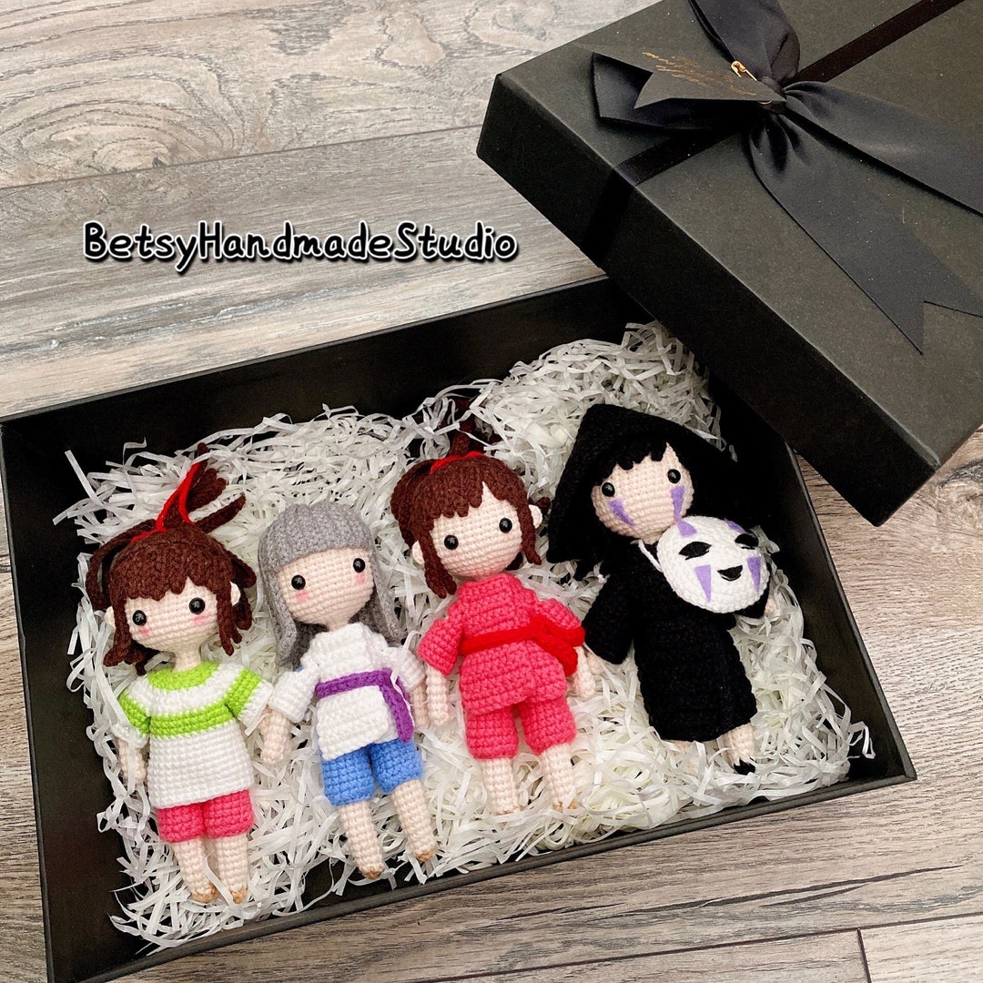 Ready to Go: Handmade Crochet Spirited Plush No Face Man Faceless Man ...