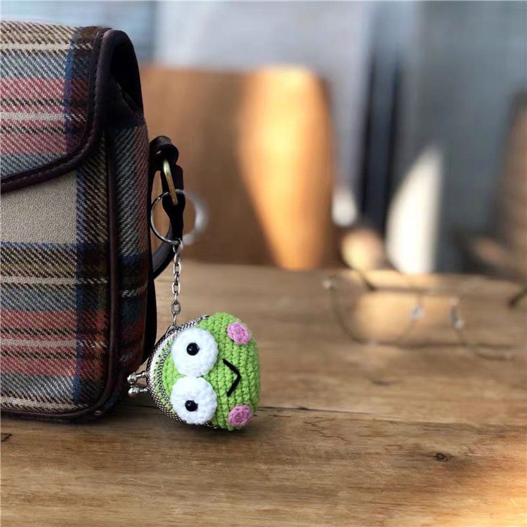 Pre-order From U.S. Handmade Frog Crochet Coin Purse With Kiss Lock ...