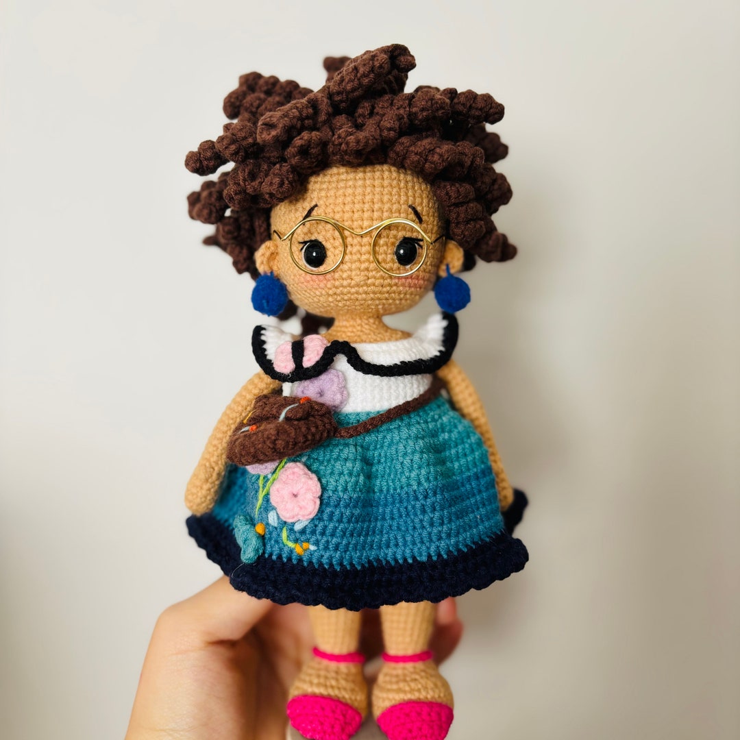 Pre-order : Colombia Crochet Girl Magic Girl Crochet Doll - Etsy