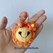Pre-order: Sun Star Crochet Keychain - Etsy
