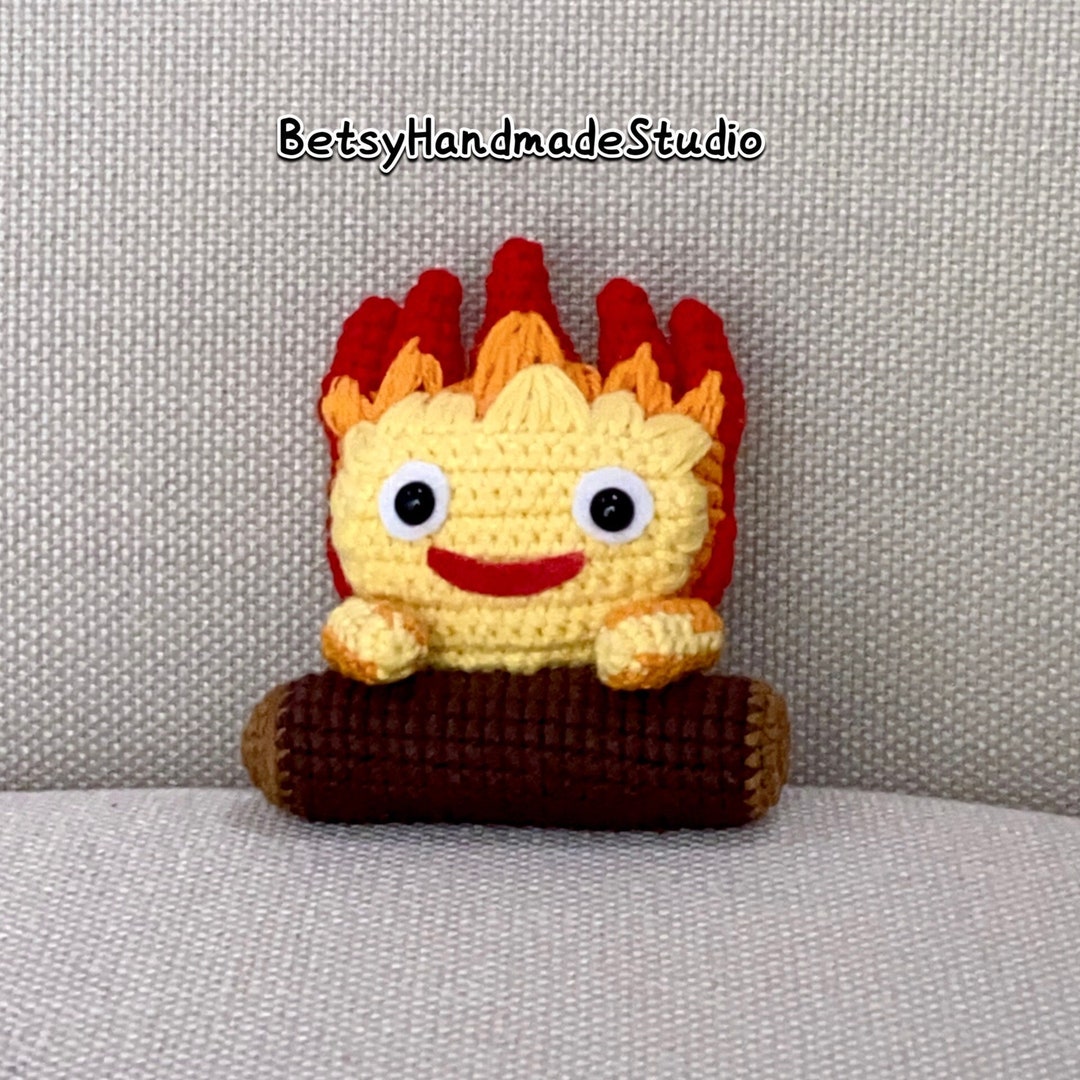 Ready to Ship: Crochet Ca1cifer Crochet Howl and Sophie Moving Castle ...