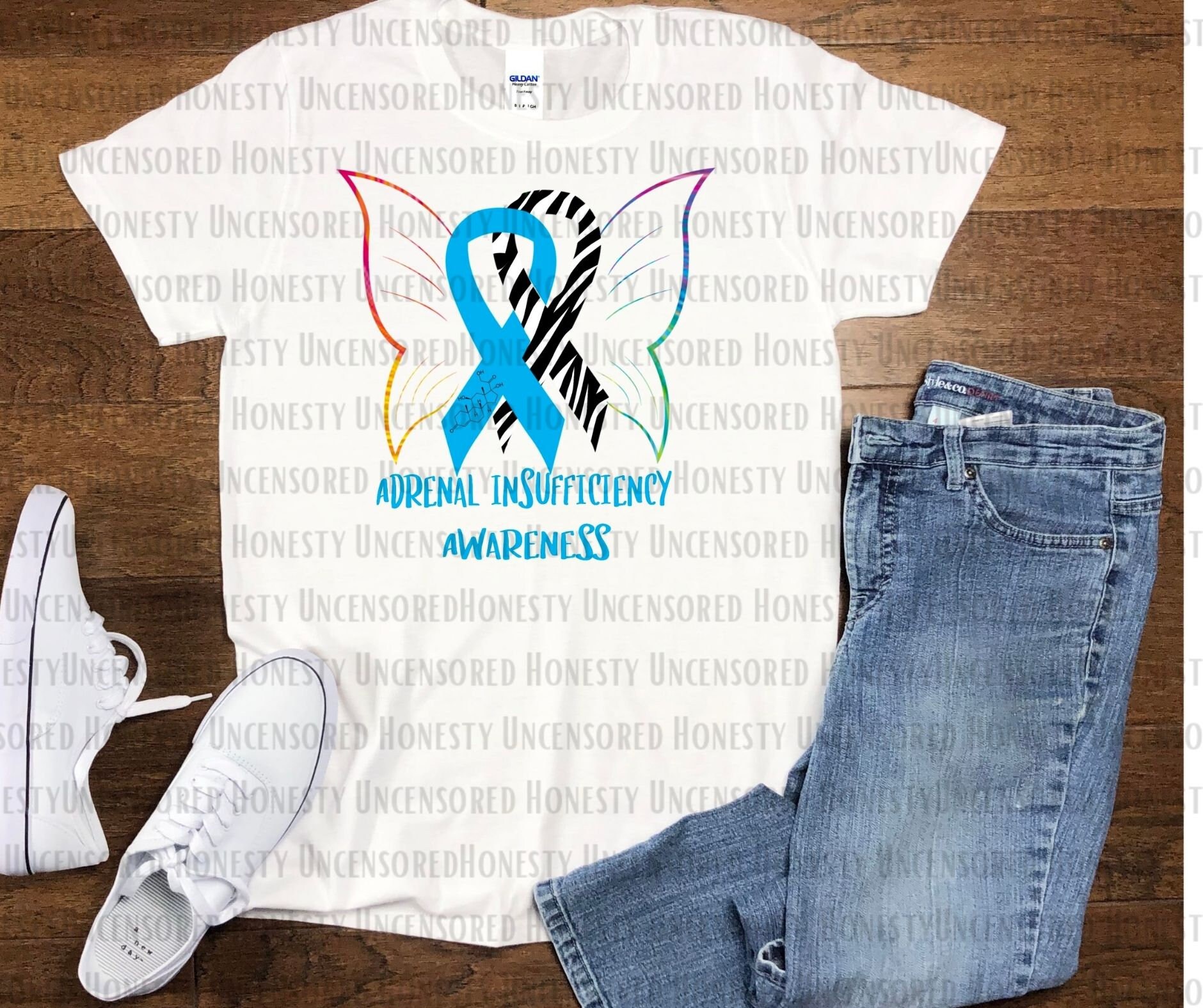 Adrenal Insufficiency Awareness T-shirt Addions Disease - Etsy