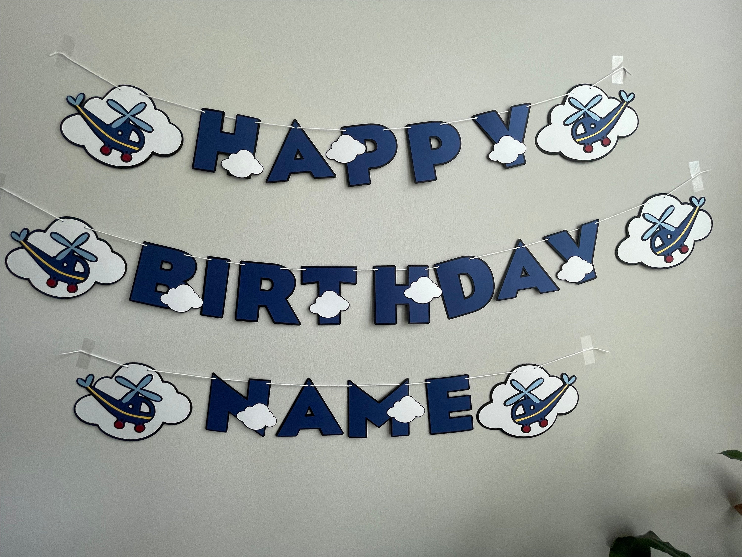 Helicopter Birthday Party, Helicopter Cake Topper, Helicopter Party ...