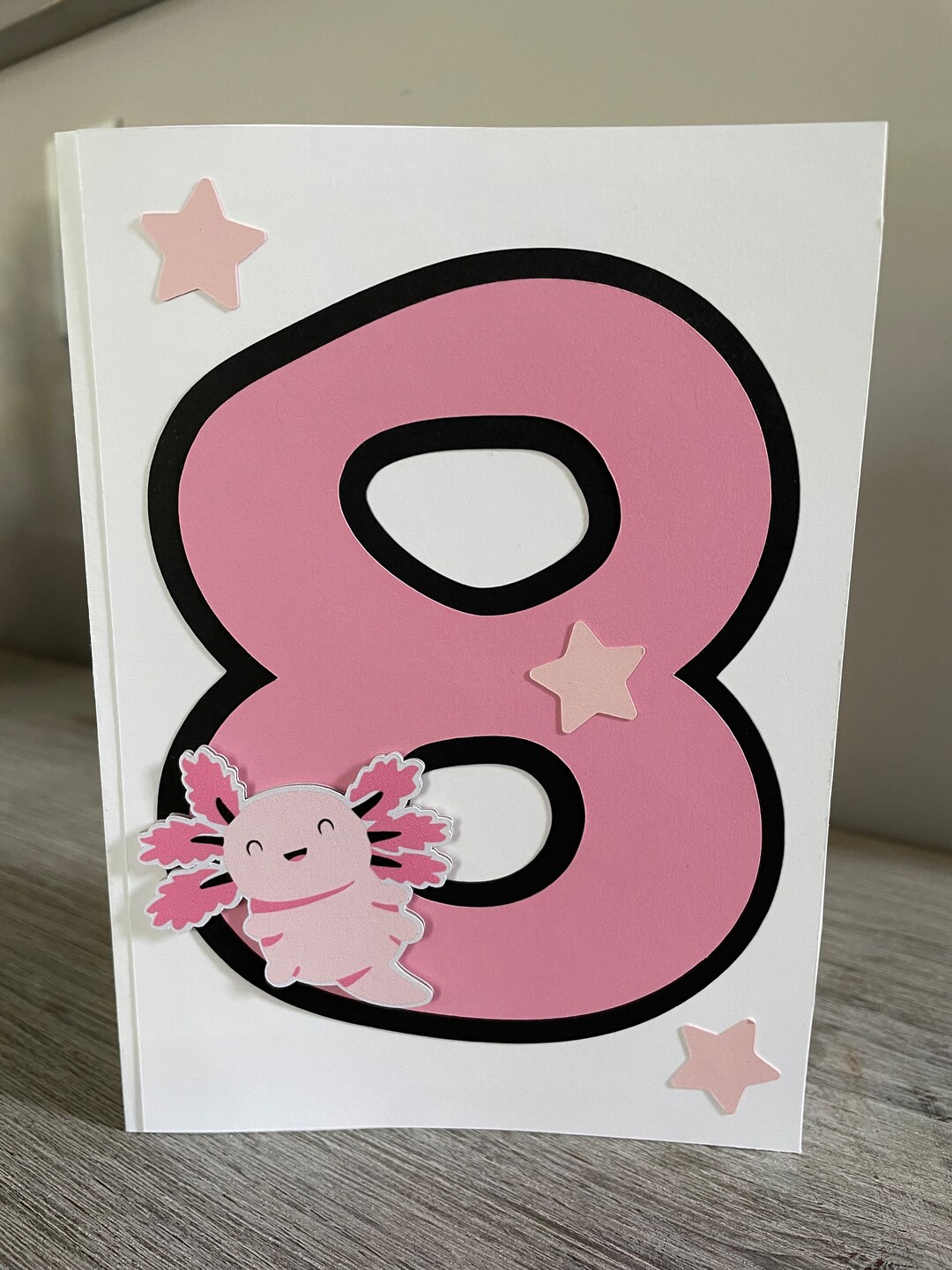 Axolotl Bday, Axolotl Card, Axolotl Topper, Axolotl, Salamander Topper ...