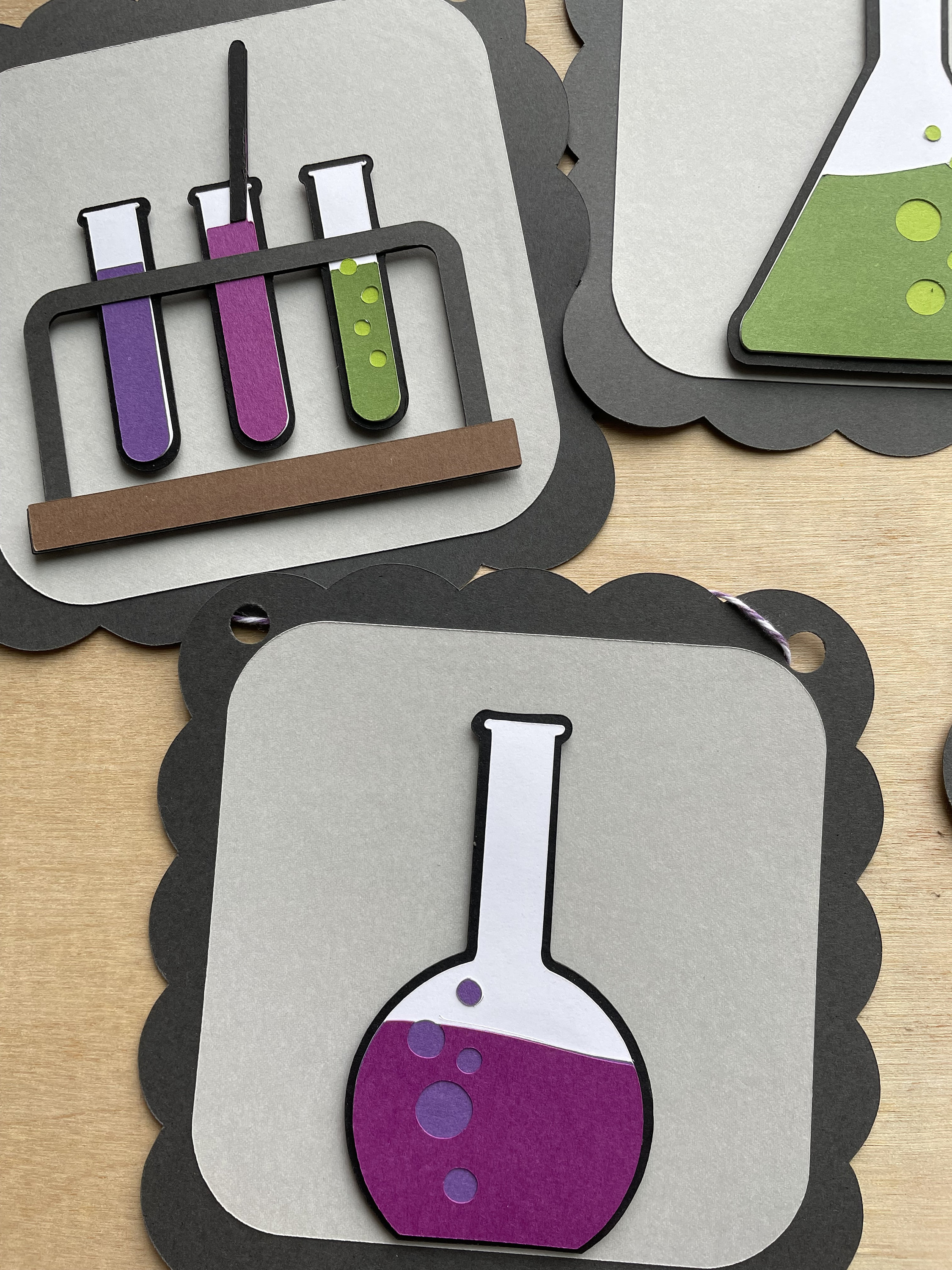 Science Themed Banner, Science Bday Theme, Science Bday Decor ...