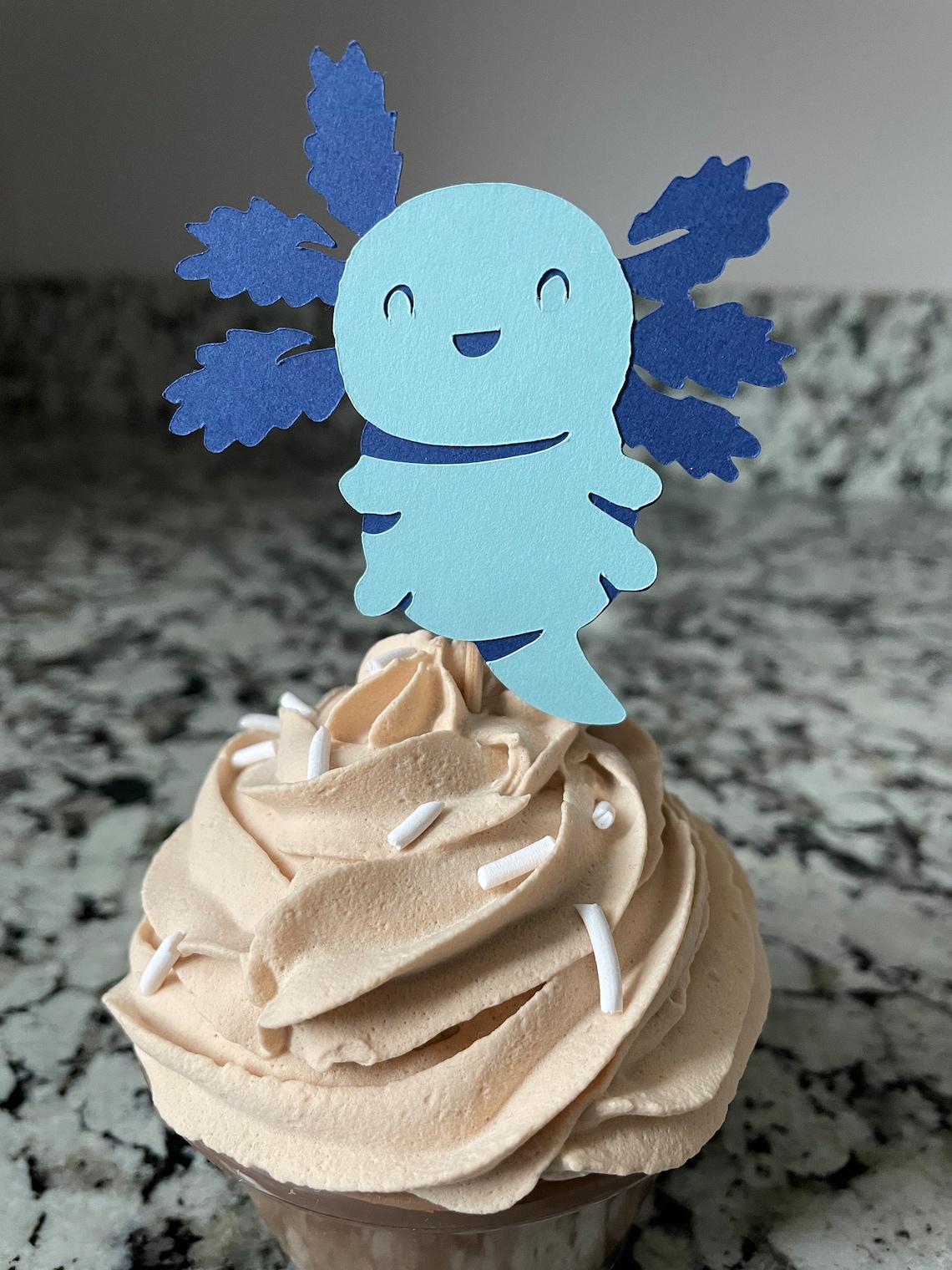 Axolotl, Axolotl Cupcake, Axolotl Bday, Axolotl Topper, Salamander ...