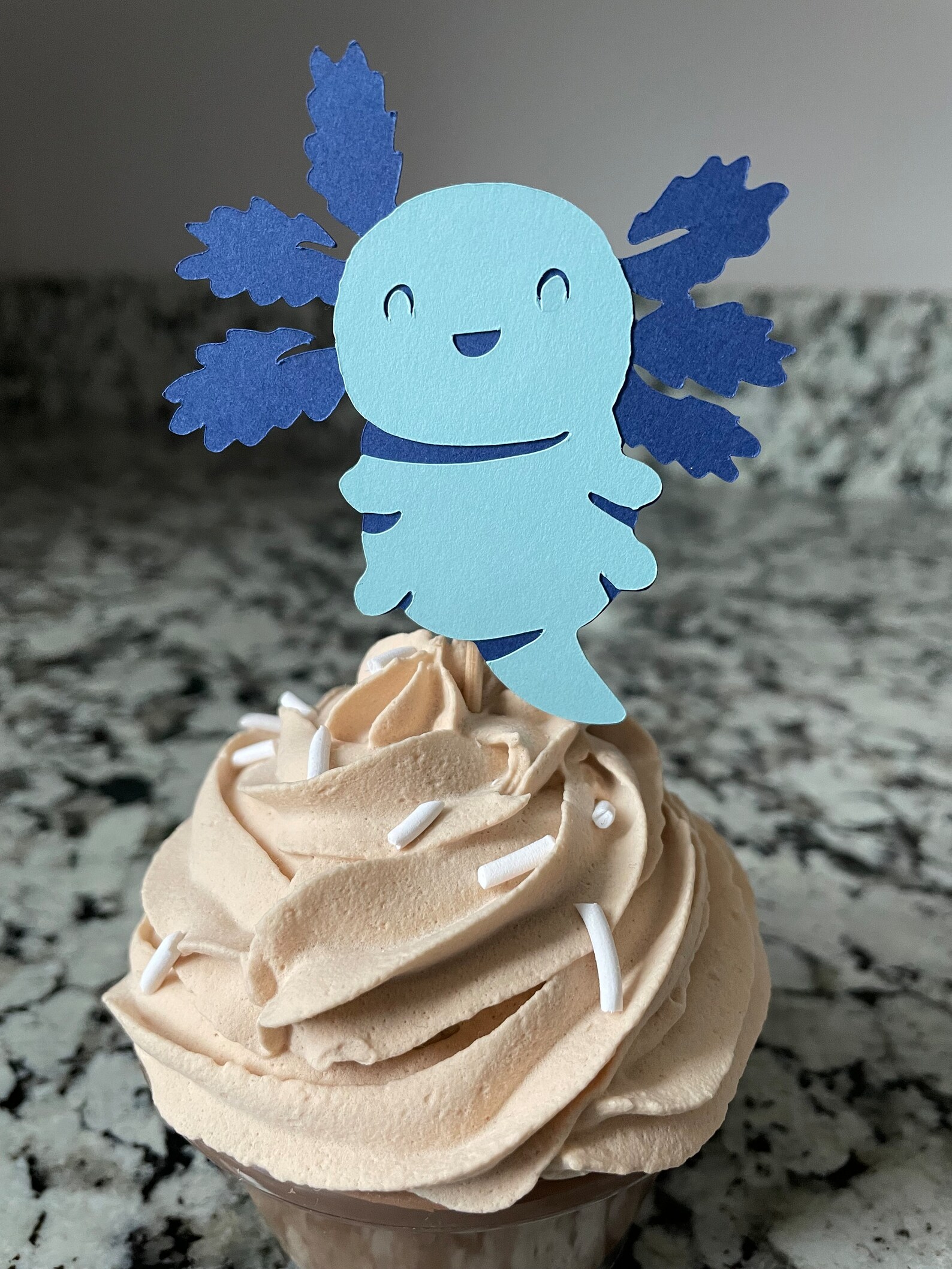 Axolotl, Axolotl Cupcake, Axolotl Bday, Axolotl Topper, Salamander ...