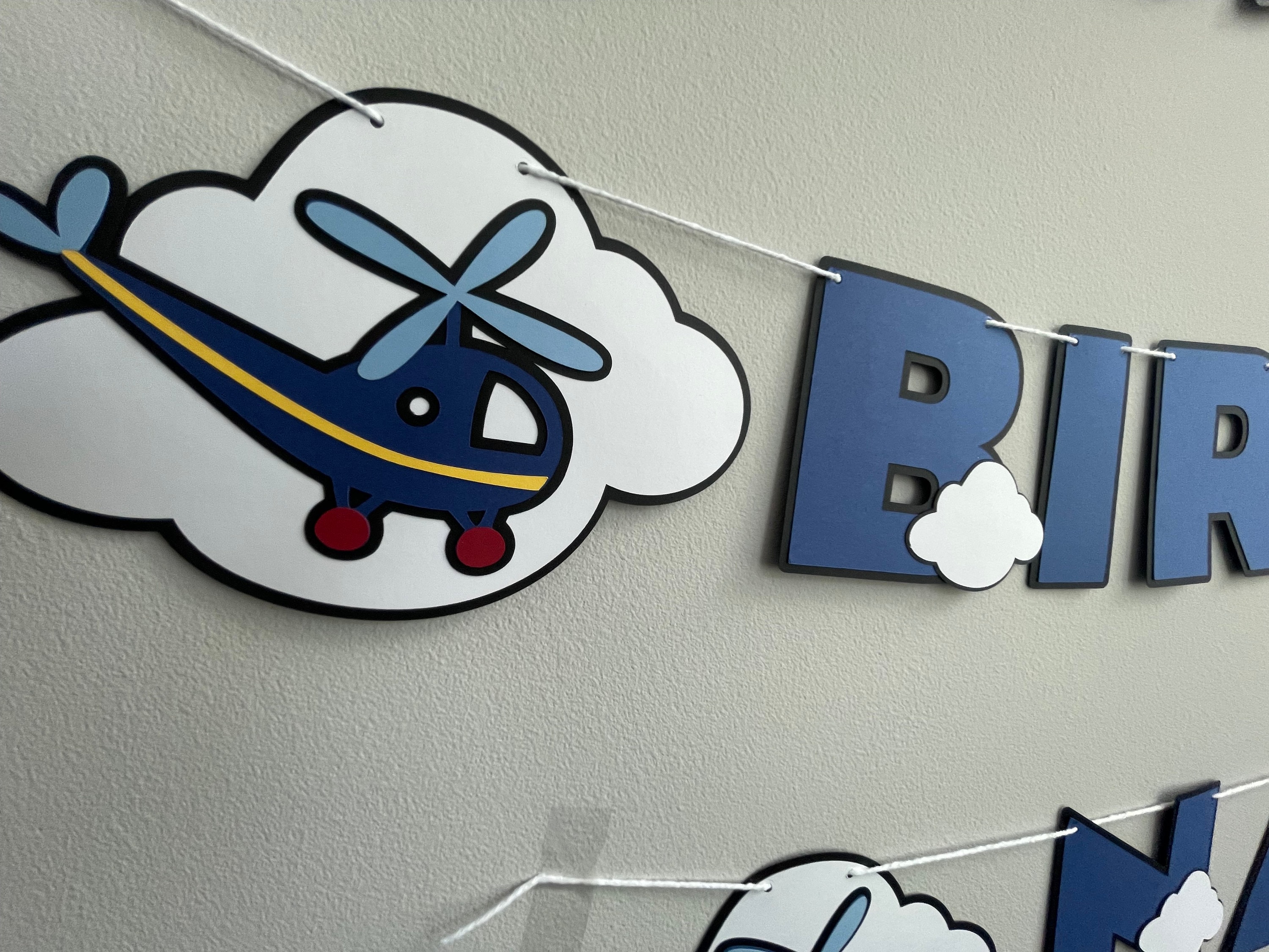 Helicopter Birthday, Helicopter Banner, Helicopter Themed Birthday, Boy ...