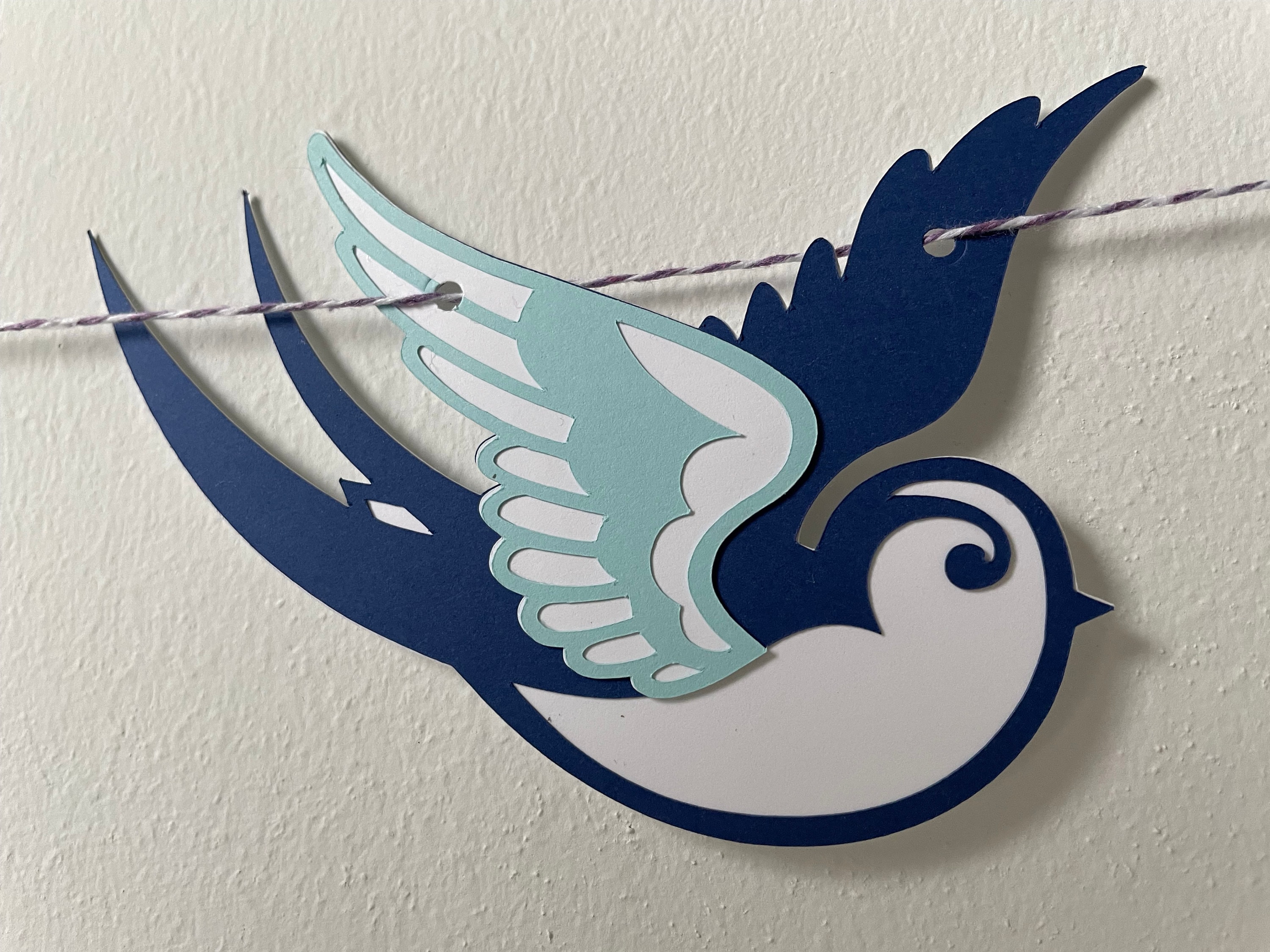 Bird Banner, Bird Themed Party, Bird Baby Shower, Baby Shower, Bluebird ...