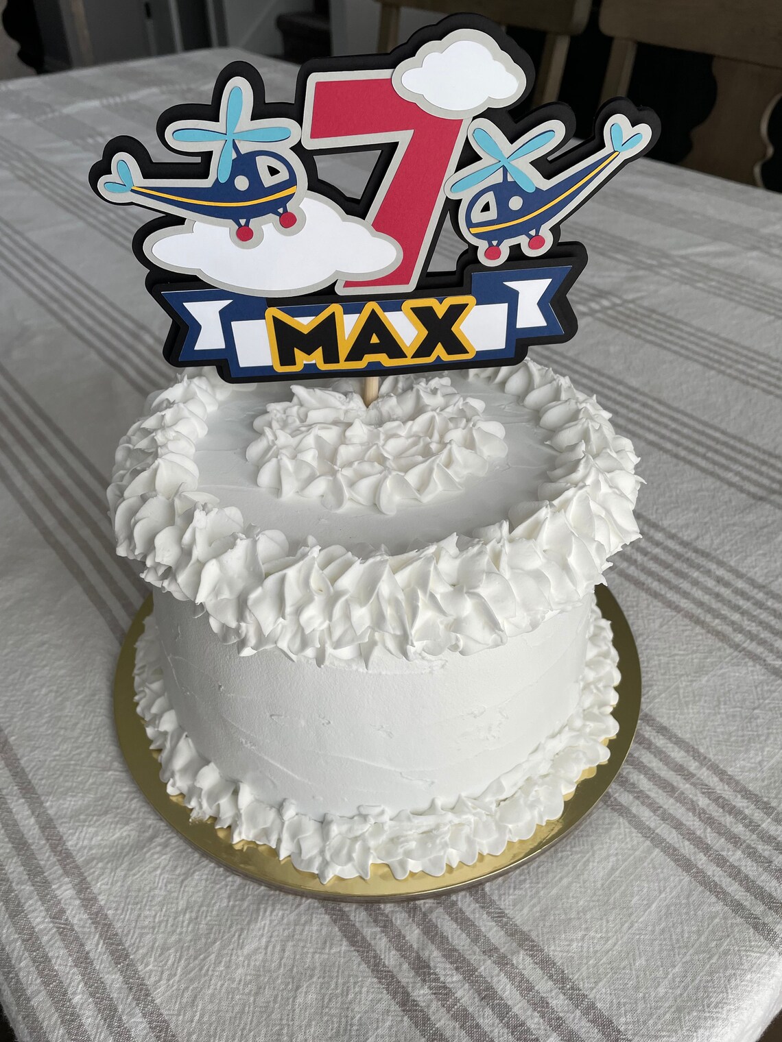 Helicopter Birthday Party, Helicopter Cake Topper, Helicopter Party ...