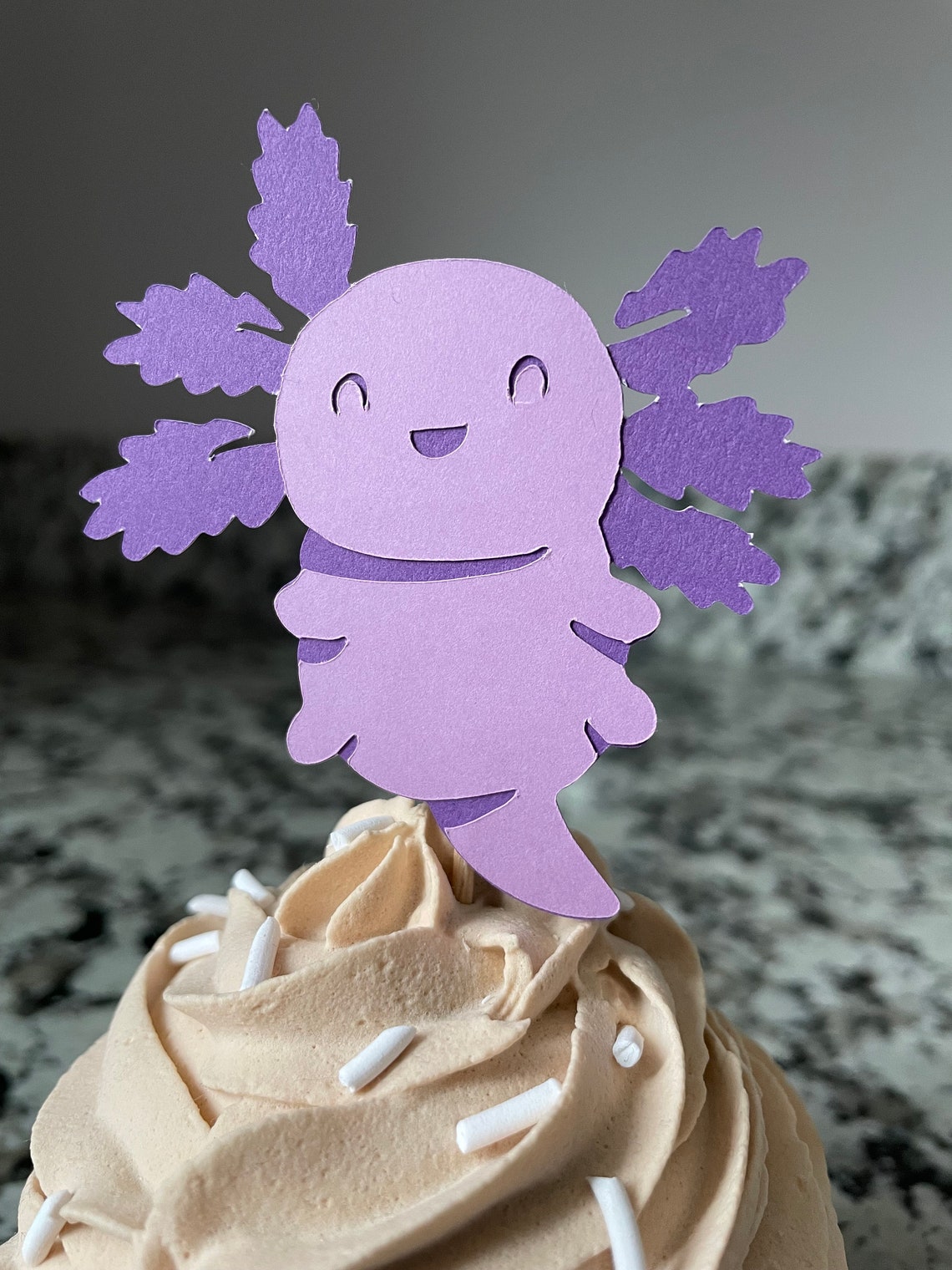 Axolotl, Axolotl Cupcake, Axolotl Bday, Axolotl Topper, Salamander ...