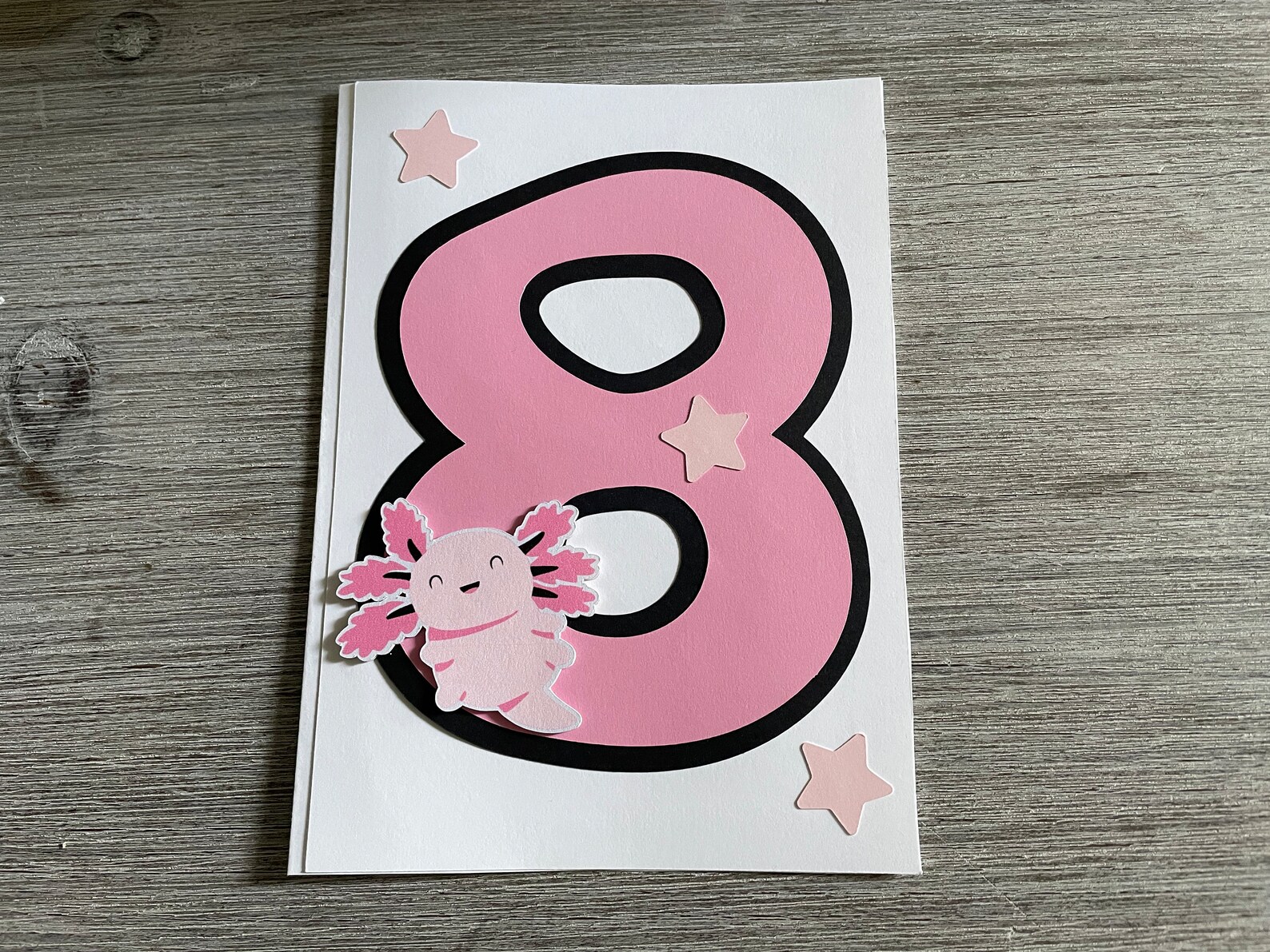 Axolotl Bday, Axolotl Card, Axolotl Topper, Axolotl, Salamander Topper ...