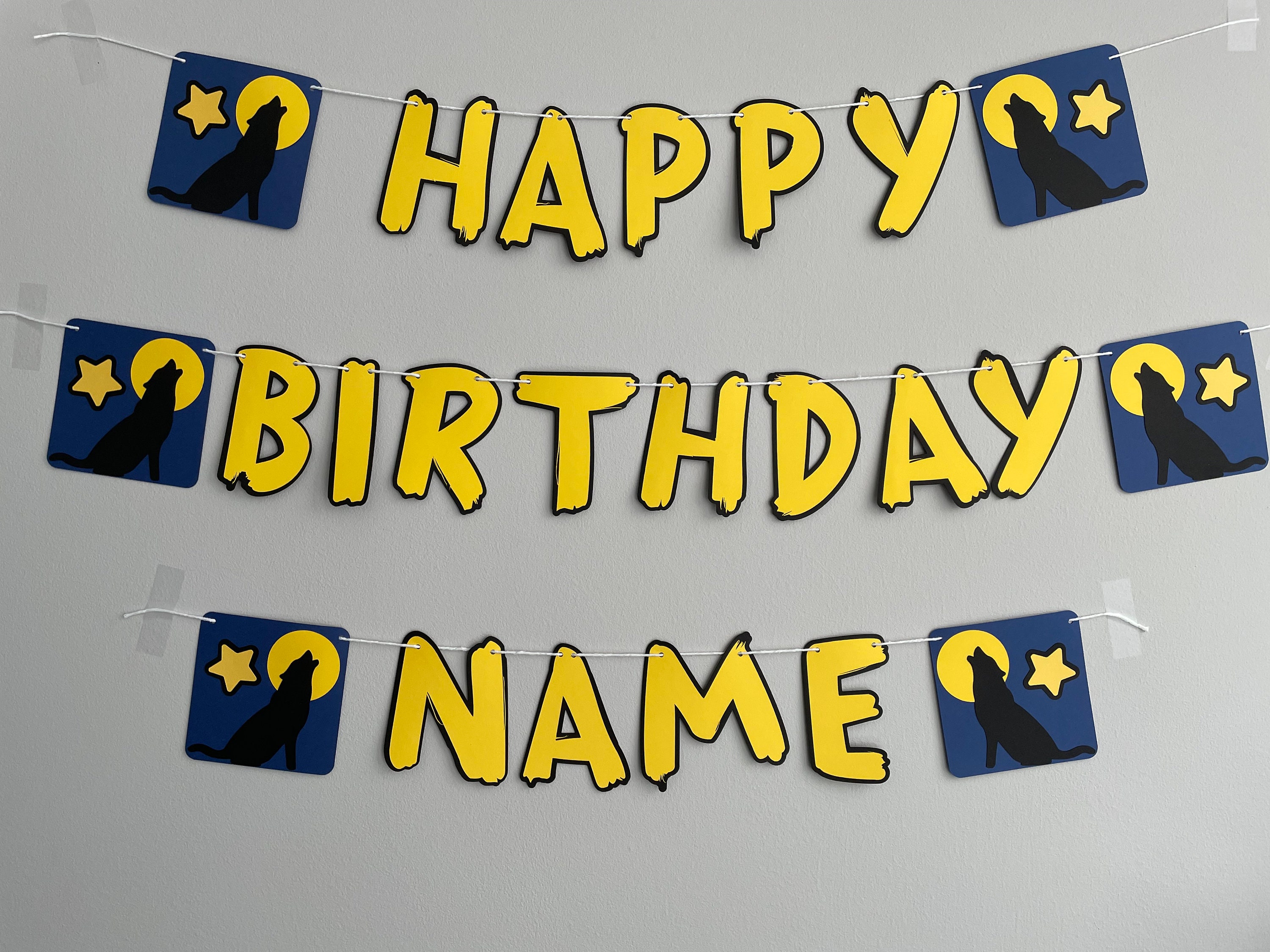 Wolf Bday Party, Wolf Themed Bday, Boy's Wolf Bday, Girl's Wolf Bday ...