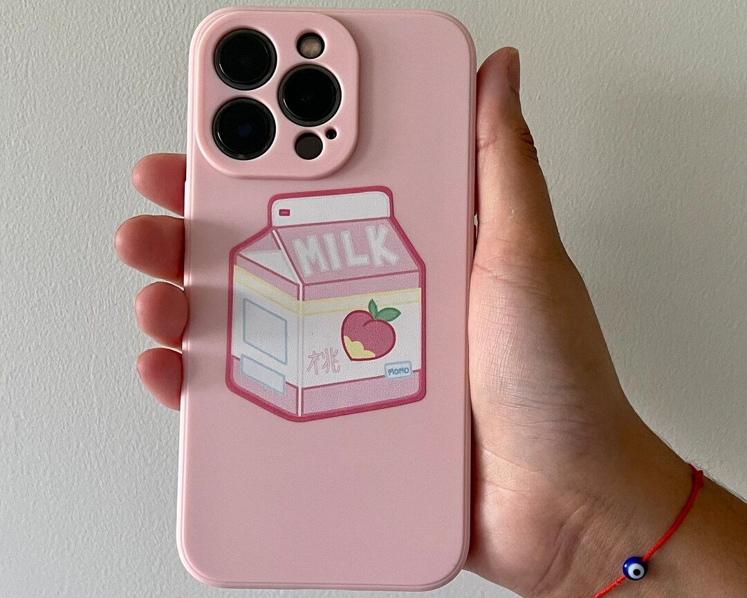 Cute Japanese Milk Carton Drink iPhone Case (12, 12 Pro, 12 Max, 13, 13 ...