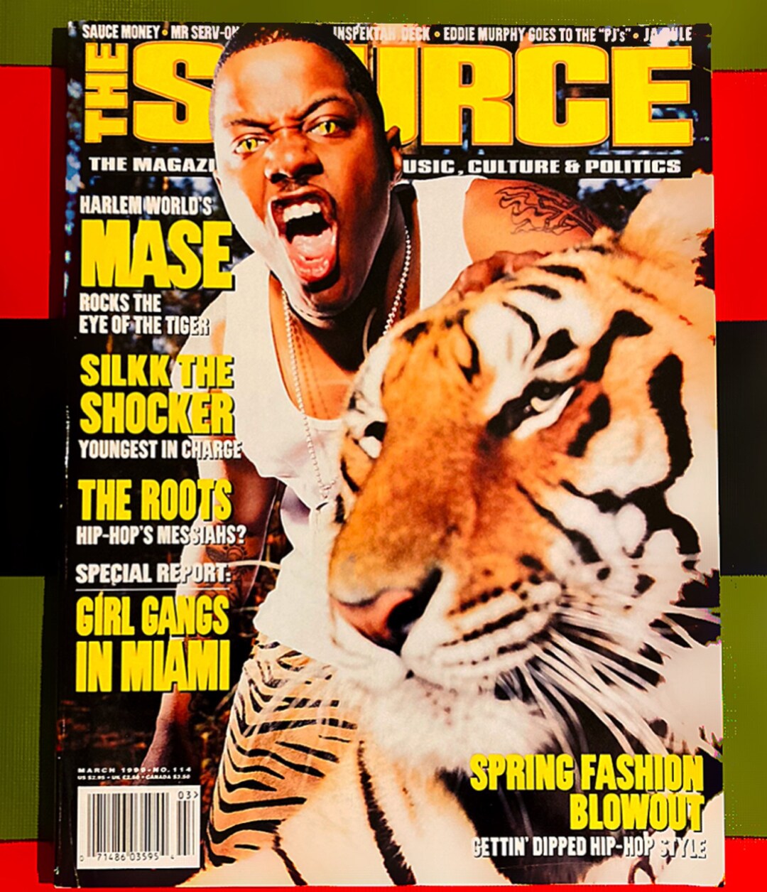 90s Hiphop the Source Magazine : March 1999 Mase Cover - Etsy