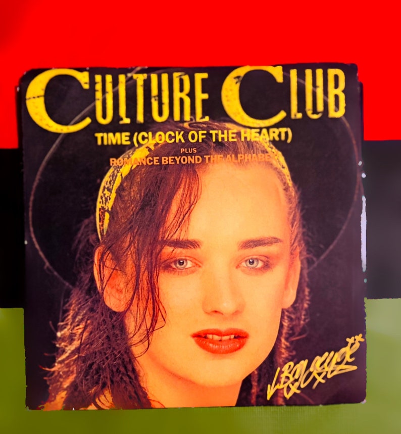 1982 Culture Club Time clock of the Heart 7 Vinyl 45 Record - Etsy