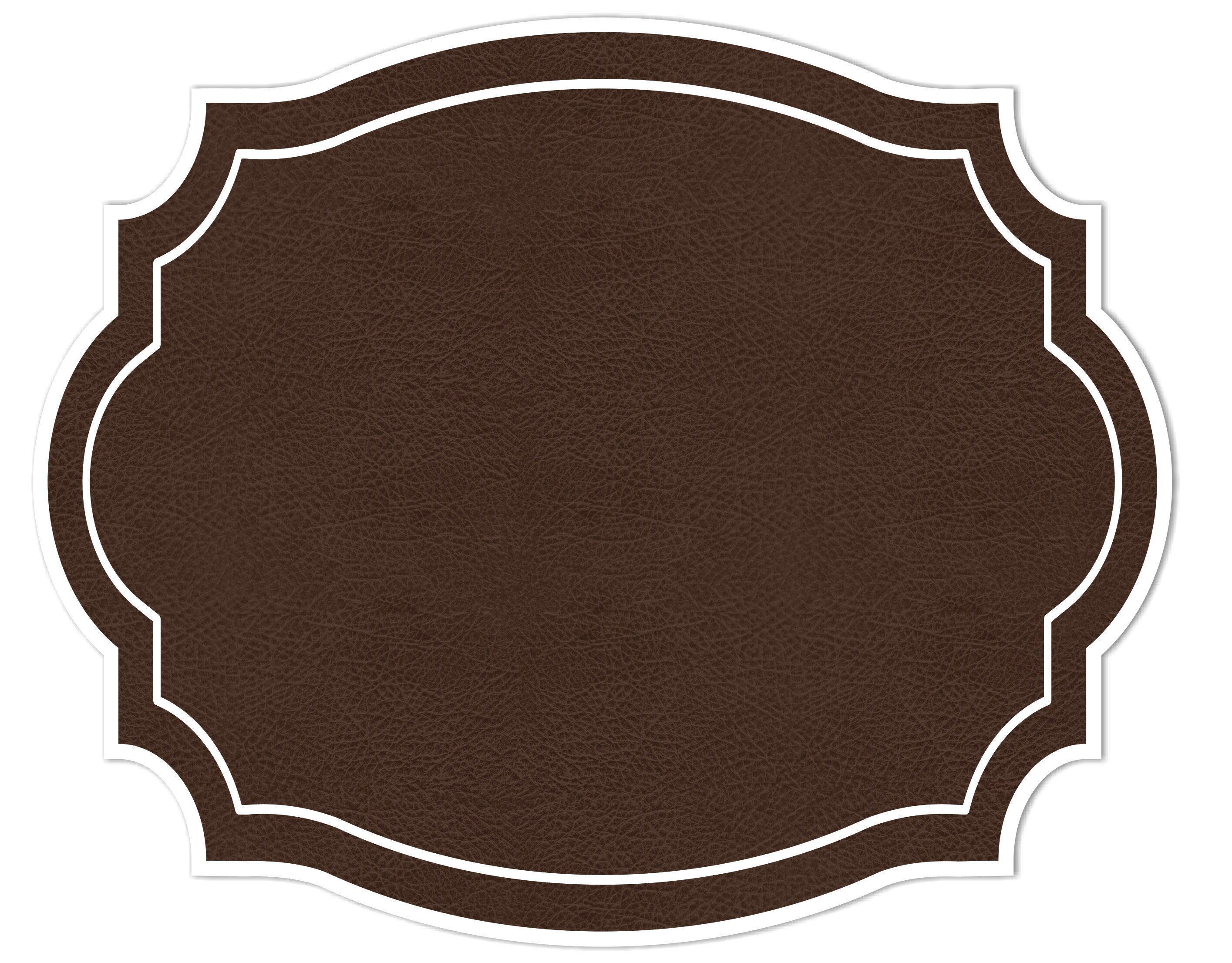 Vintage Frame Leather Look Paper Placemat - Etsy