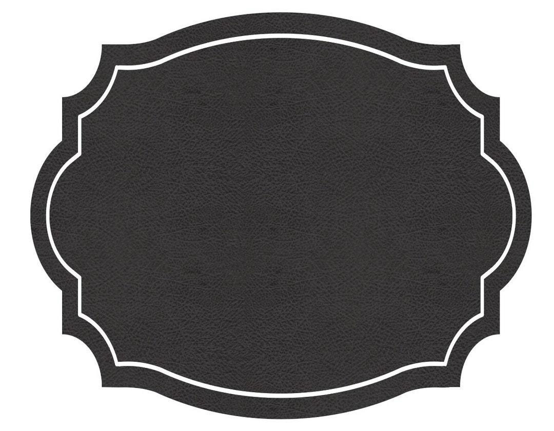 Vintage Frame Leather Look Paper Placemat - Etsy